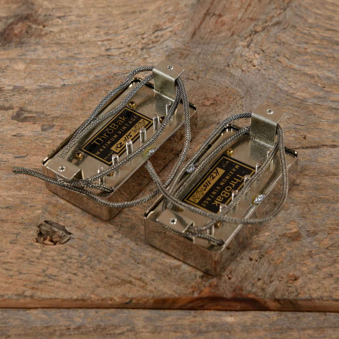 Throbak KZ-115 MXV P.A.F. Humbucker Set w/Long Alnico 2 Magnets & Aged ...