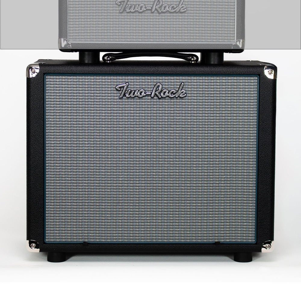 Two Rock 1x12 Small Ported Guitar Amp Cabinet Black Bronco w/ Blue Smo ...
