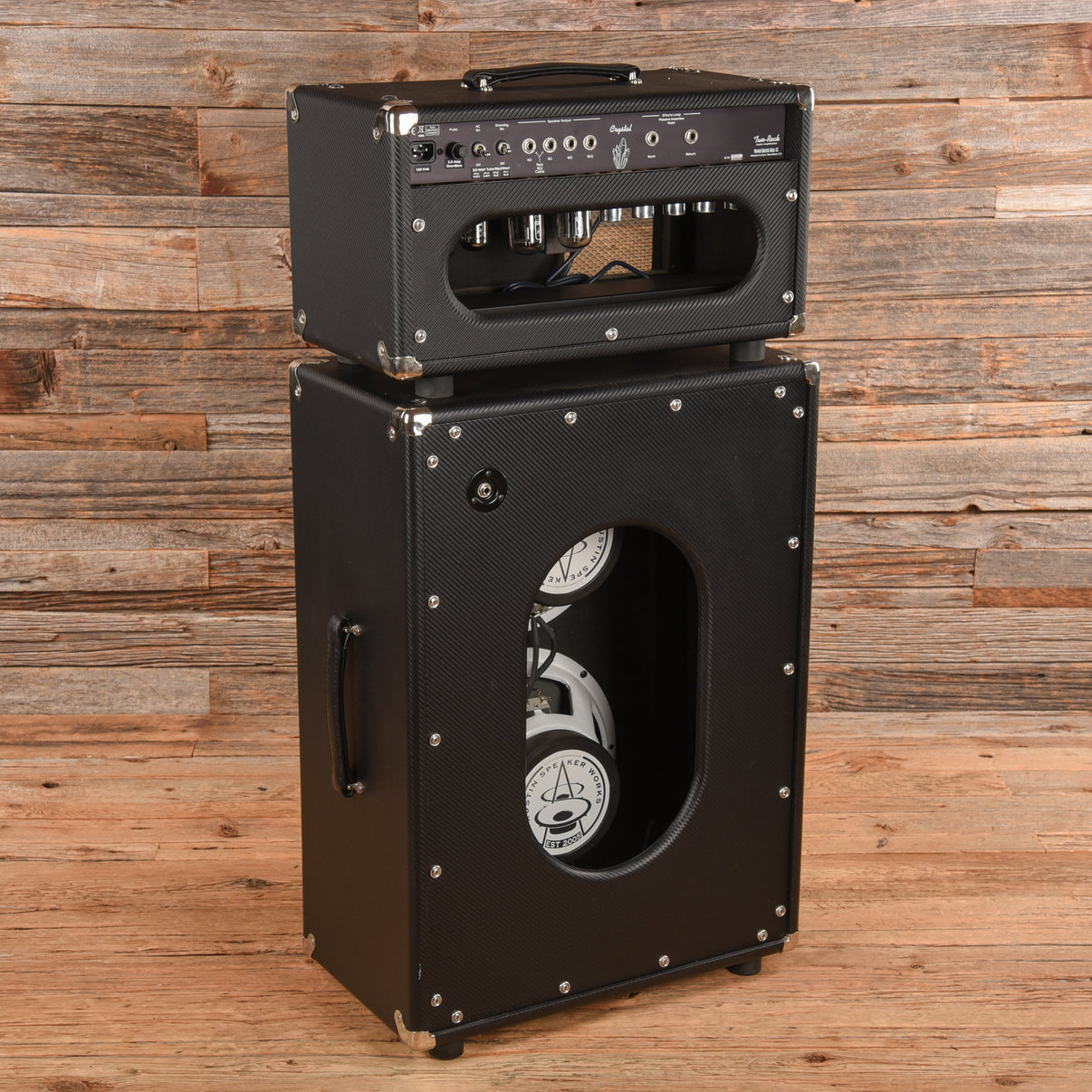 Two Rock Crystal 6L6 50-Watt Guitar Amp Head with Matching 2x12 Cabine ...