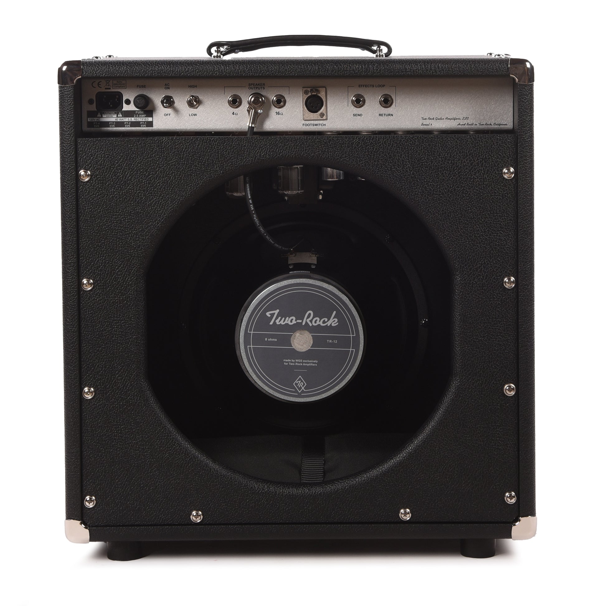 Two Rock Classic Reverb Signature 40/20W 1x12 Combo w/ Black Bronco To ...