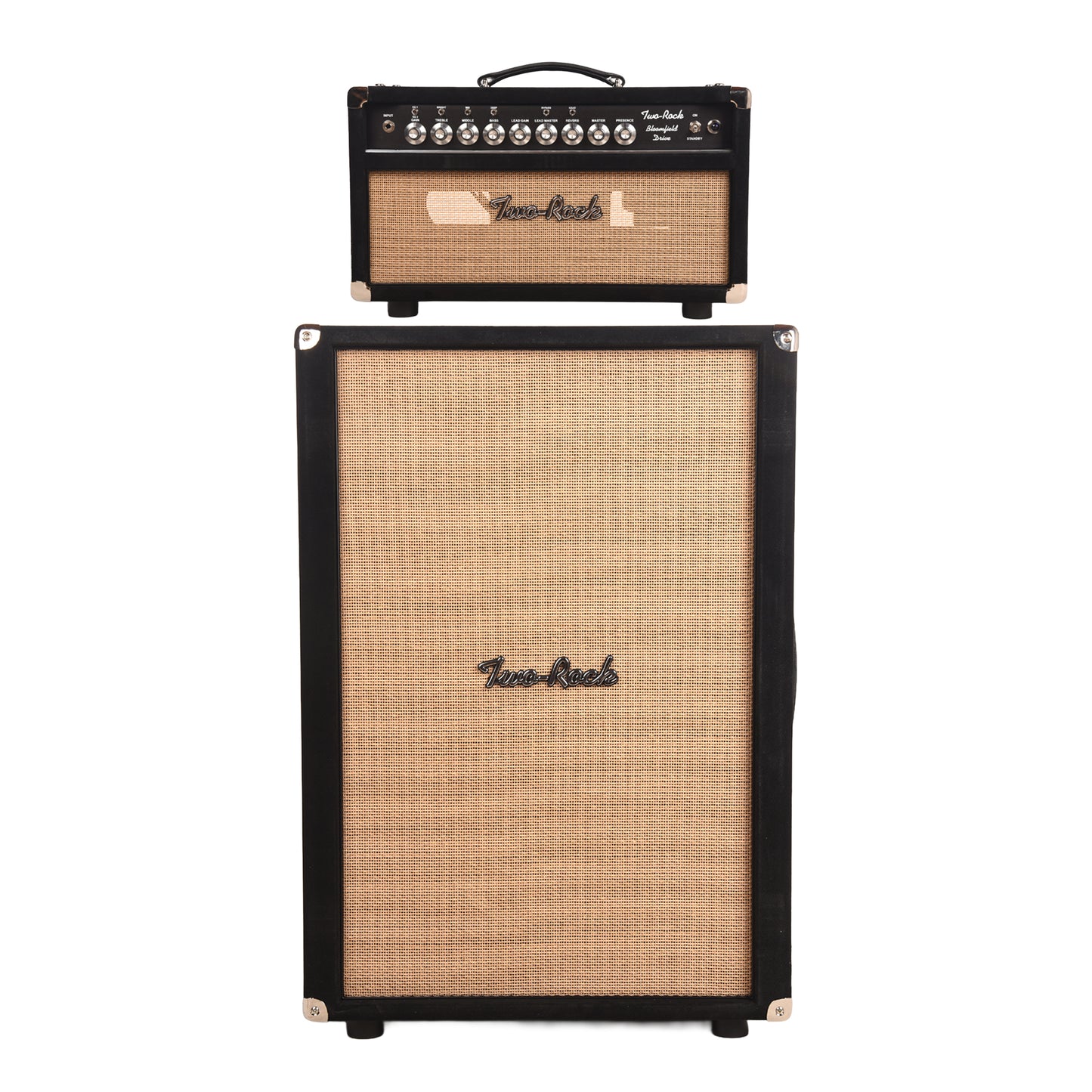 Two Rock Bloomfield Drive 100/50W Head 2x12 Vertical Cabinet Black Sue ...