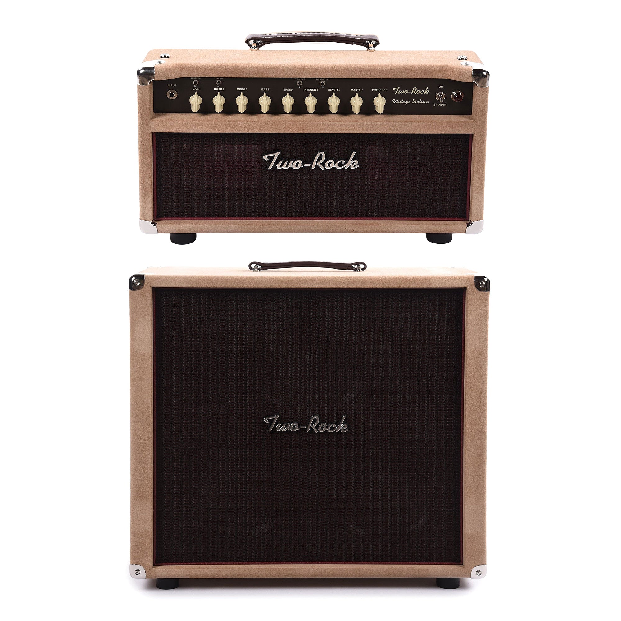 Two Rock Vintage Deluxe 40w Head and 3x10 Amp Cabinet Dogwood Suede w ...