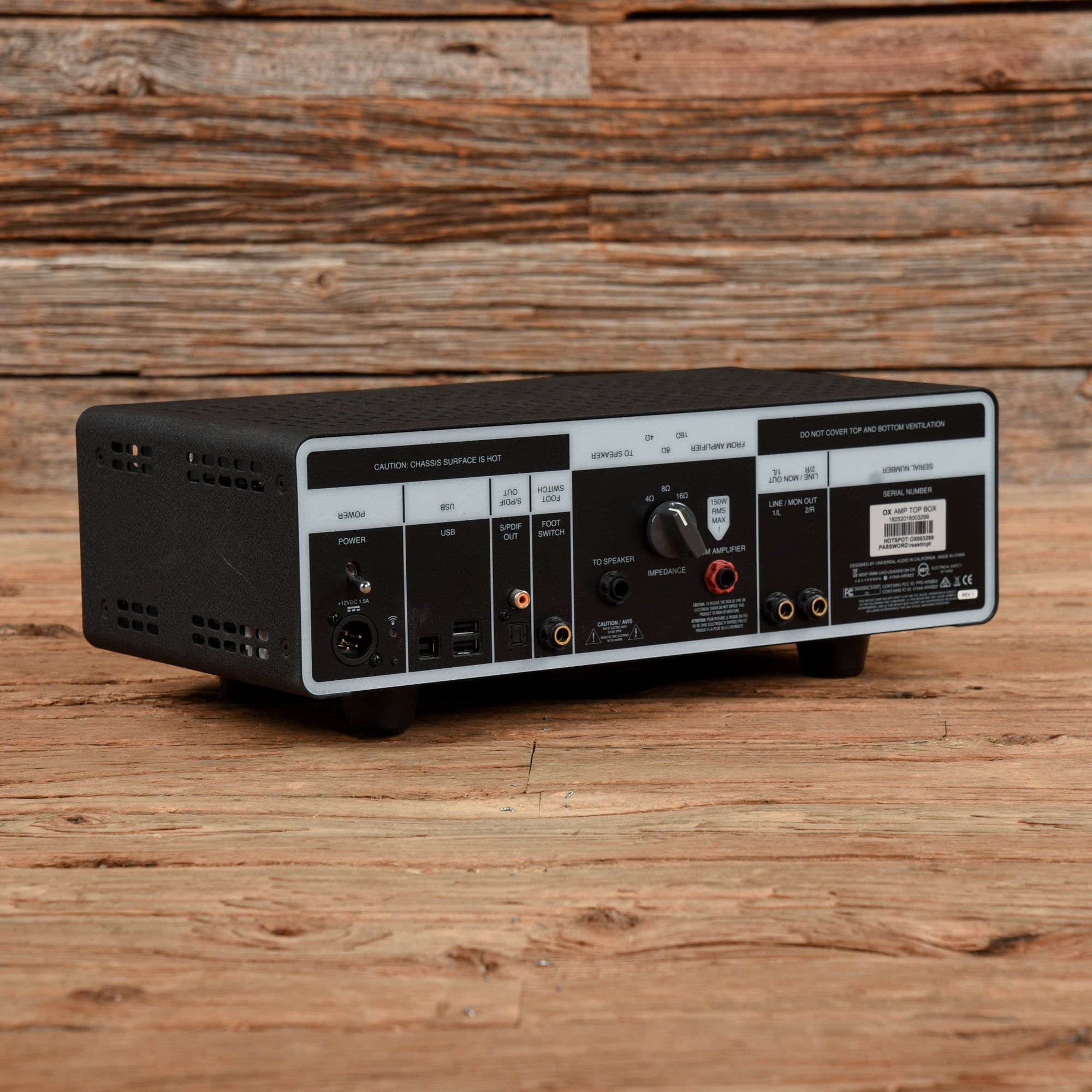 Universal Audio Ox Amp Top Box – Chicago Music Exchange