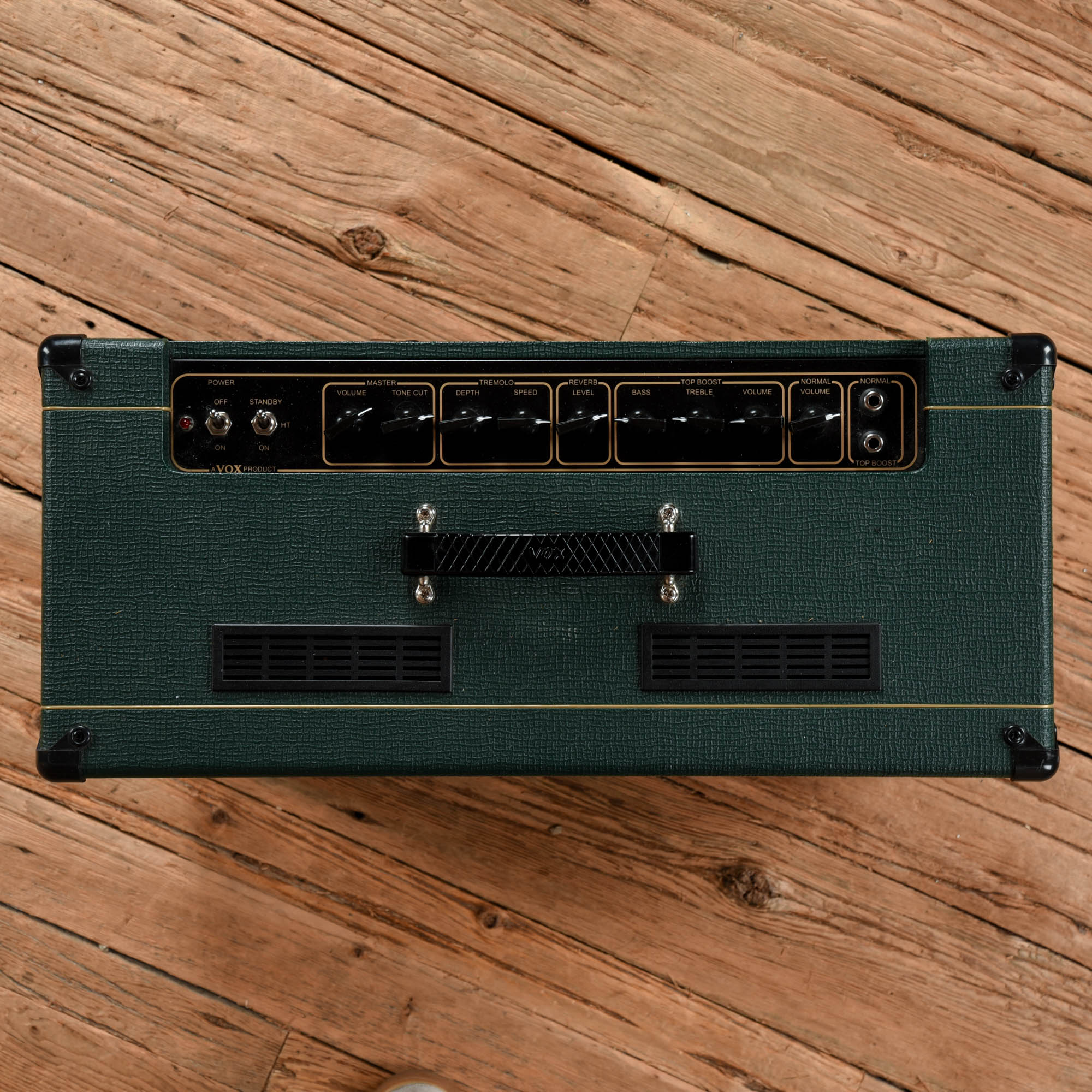 Vox AC15C1 2-Channel 15-Watt 1x12" Guitar Combo Amp British Racing Gre ...