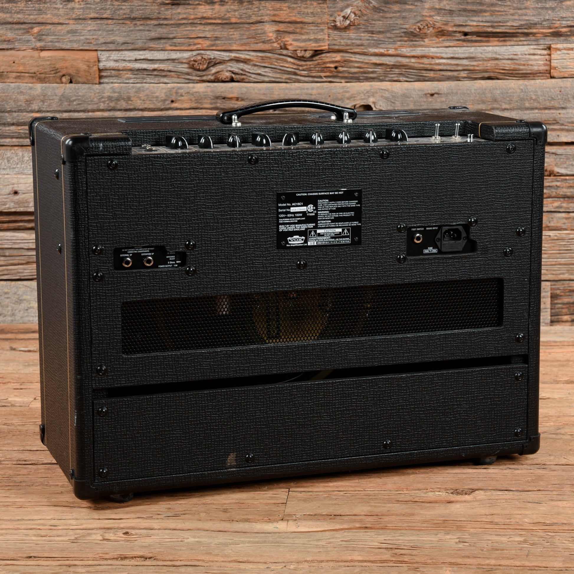 Vox AC15C1 Custom 2-Channel 15-Watt 1x12" Guitar Combo – Chicago Music ...