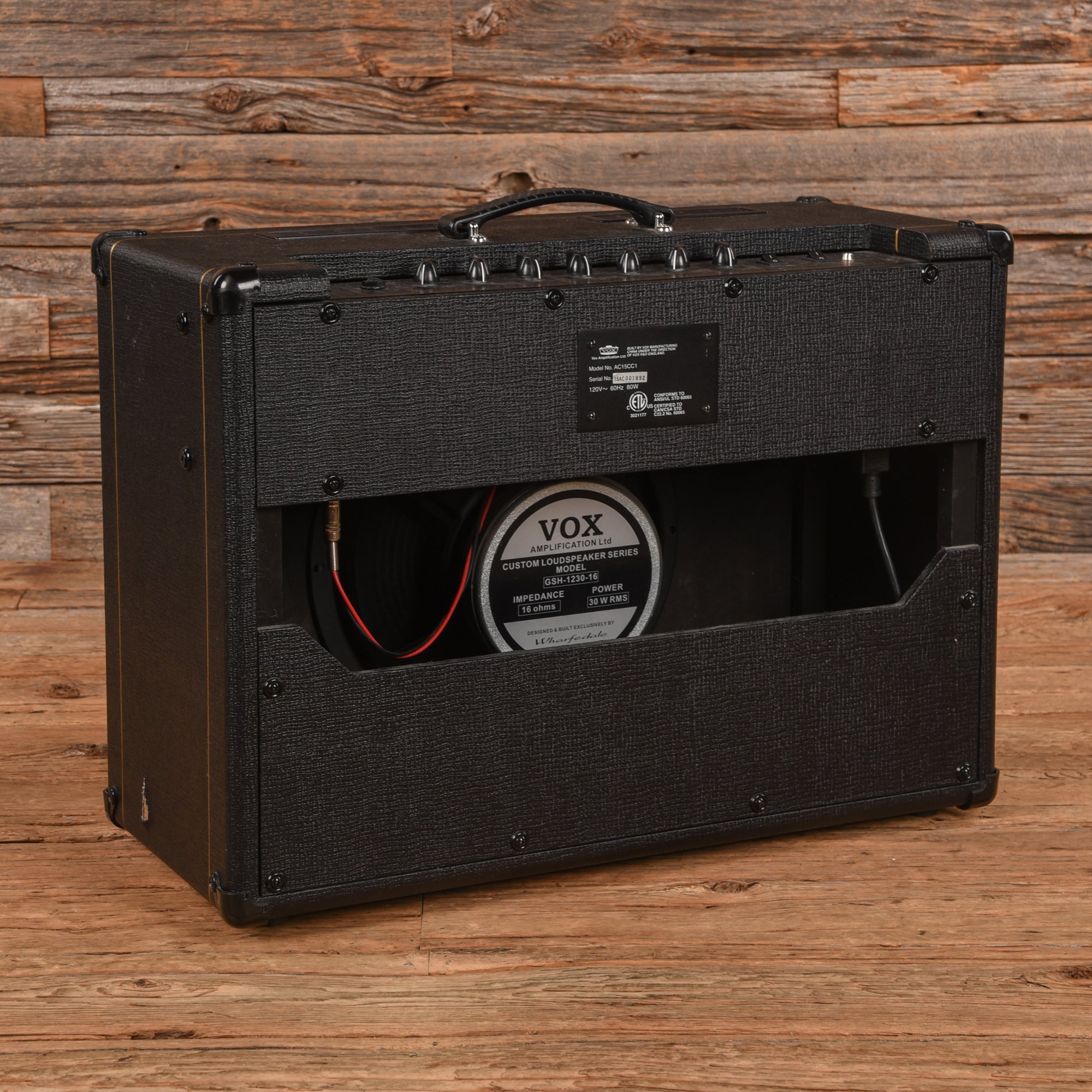 Vox AC15C1 Custom Classic 15-Watt 1x12" Guitar Combo Amp – Chicago ...