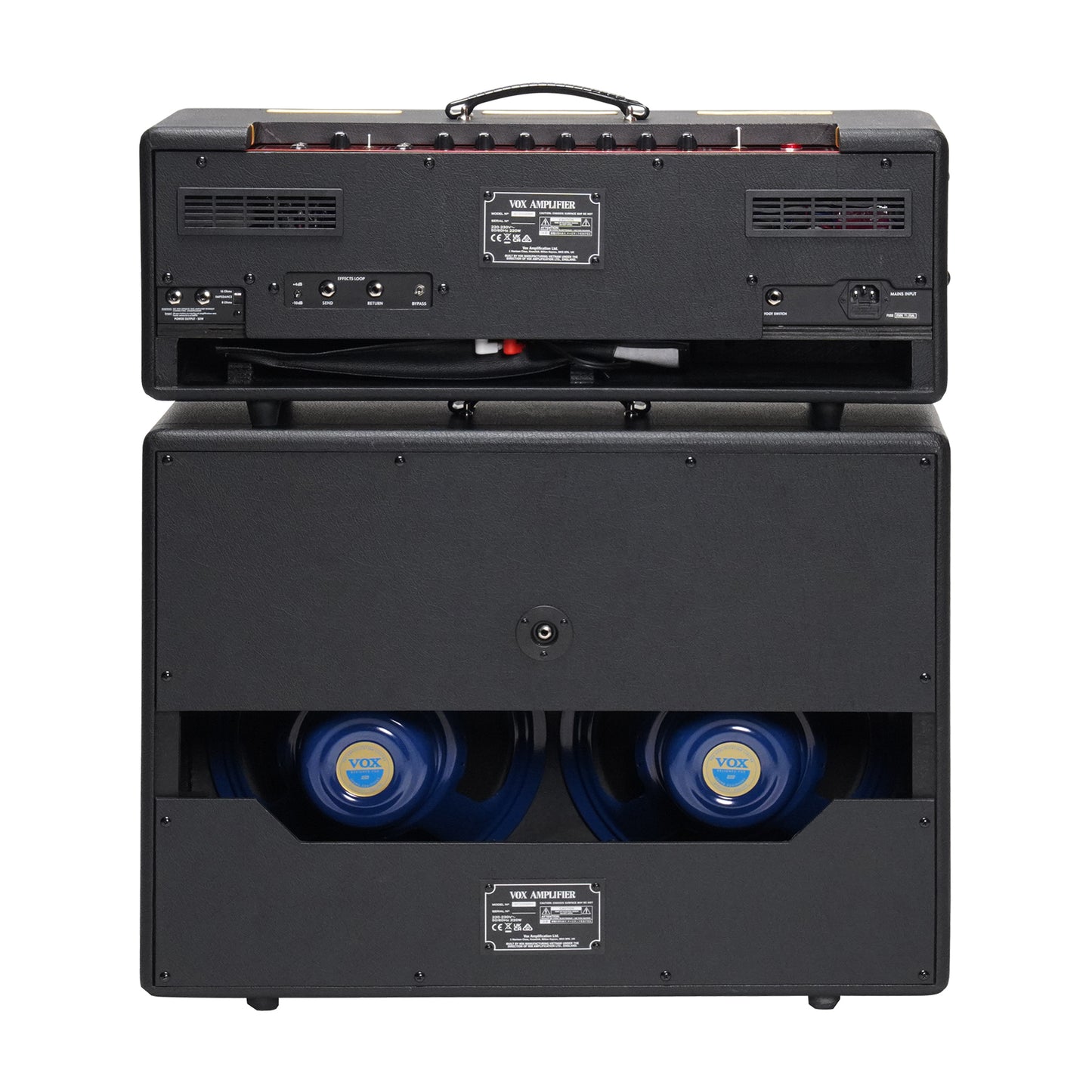 Vox V212HWRX Handwired 2x12 Guitar Amp Cabinet w/ Alnico Blue – Chicago ...