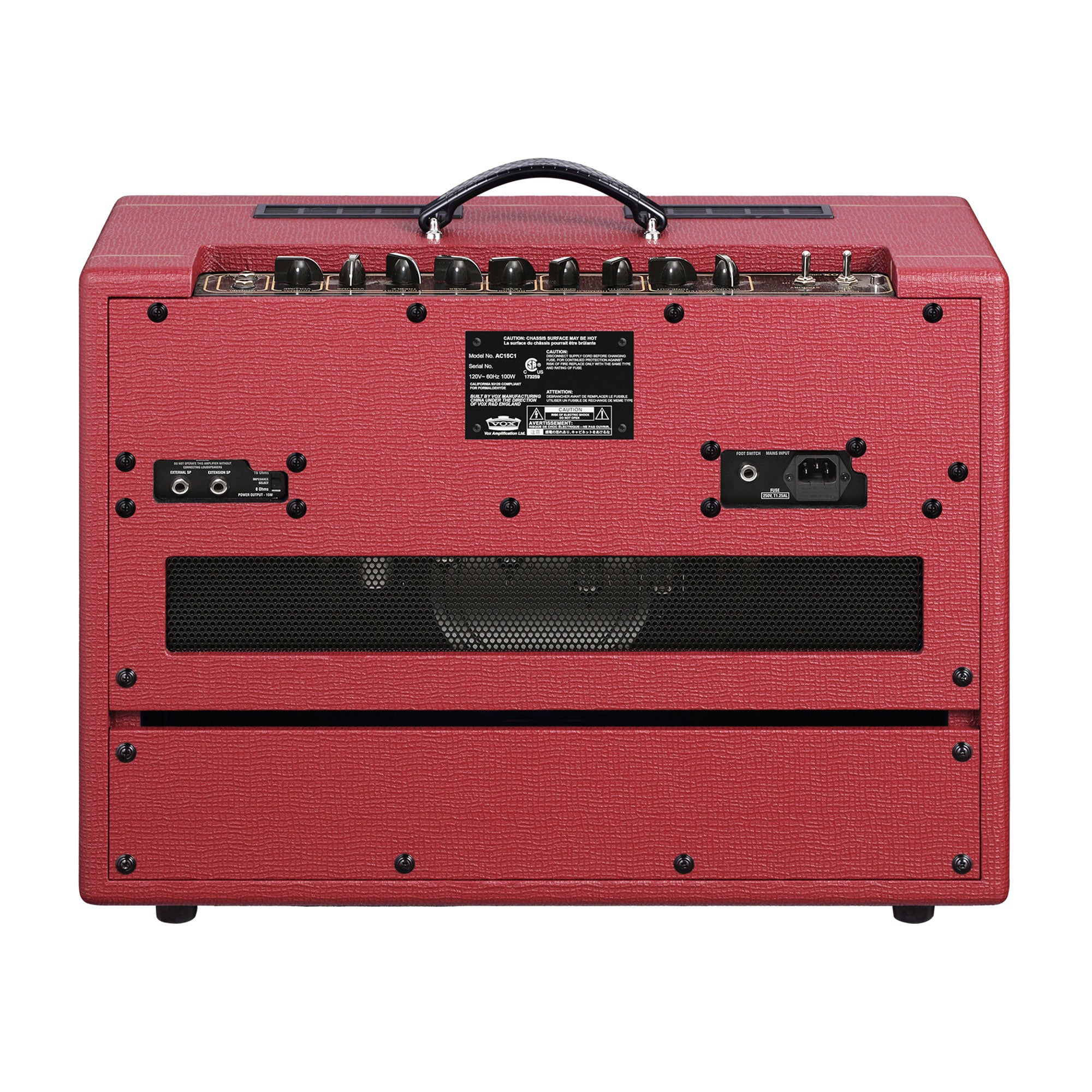 Vox AC15C1 15w 1x12 Combo Vintage Red – Chicago Music Exchange