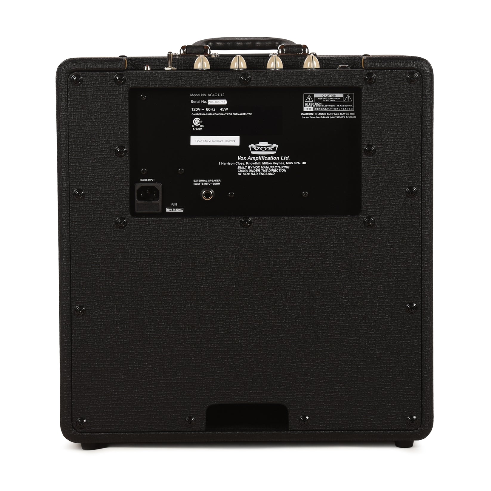 Vox AC4 4 Watt 1x12 Classic Limited Edition Combo – Chicago Music Exchange
