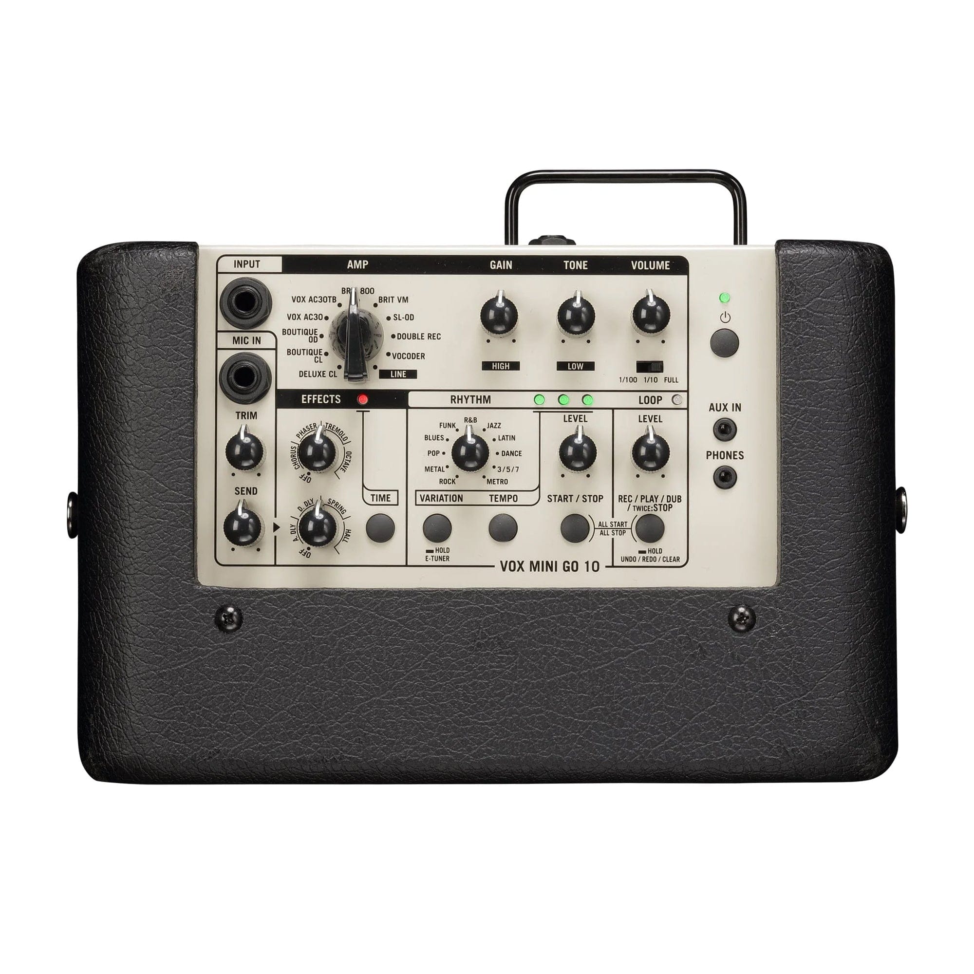 Vox Mini Go MINIGO10BE 10W 1x6.5 Portable Modeling Amp Beige – Chicago ...