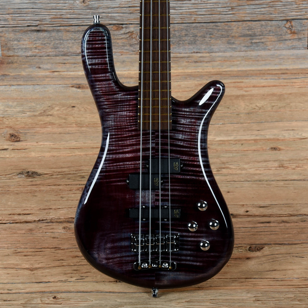 Warwick Custom Shop Masterbuilt Streamer LX Purple Flame 2017 – Chicago ...
