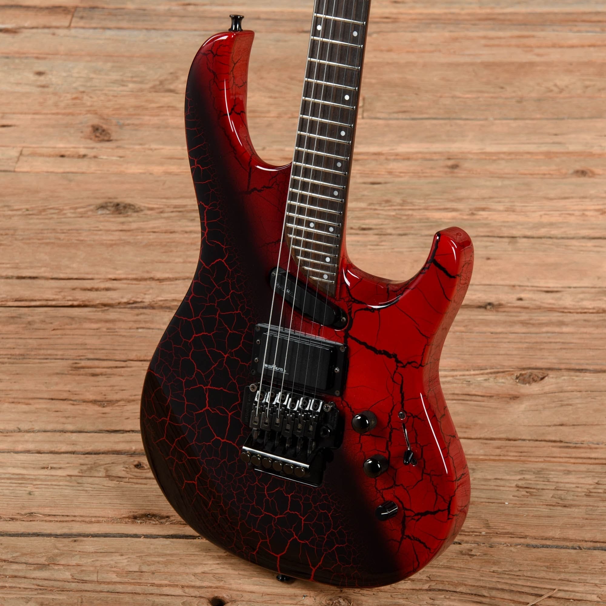 Washburn EC29 Red Crackle 1987 – Chicago Music Exchange