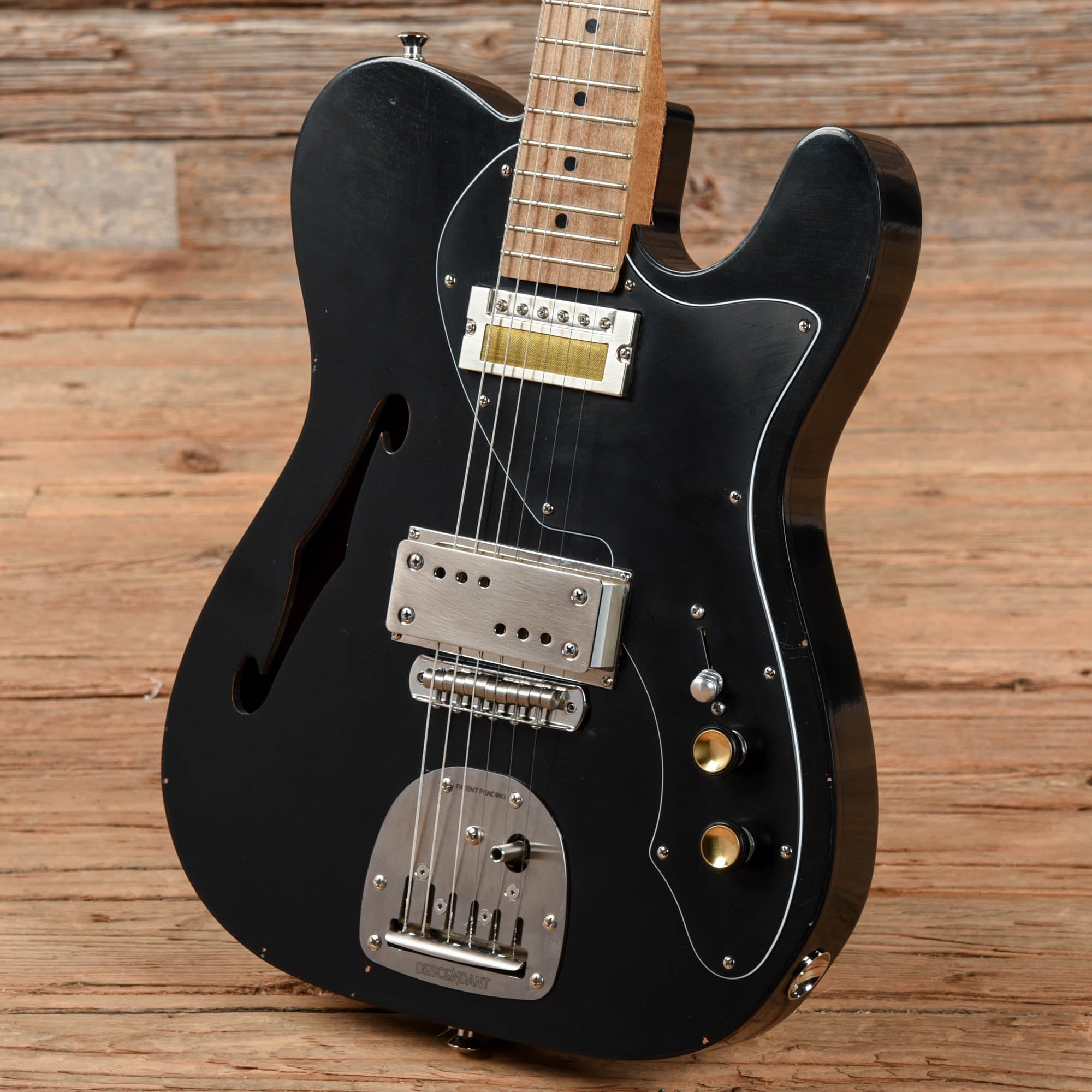 Waterslide Thinline Coodercaster Black 2020 – Chicago Music Exchange
