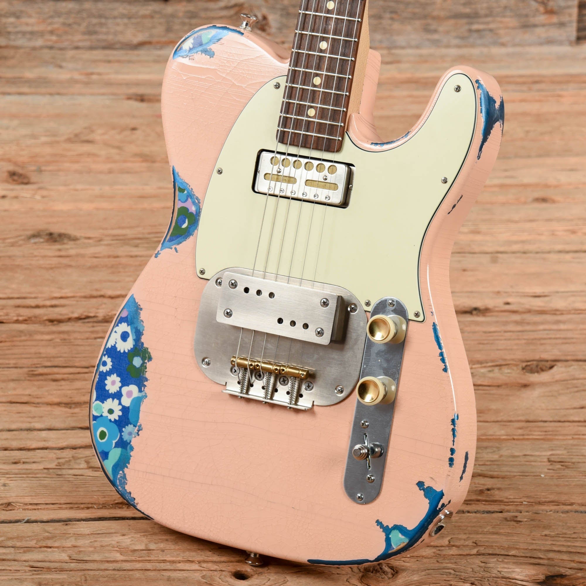 Waterslide "Coodercaster" T-Style Pink Over Flower 2020 – Chicago Music ...