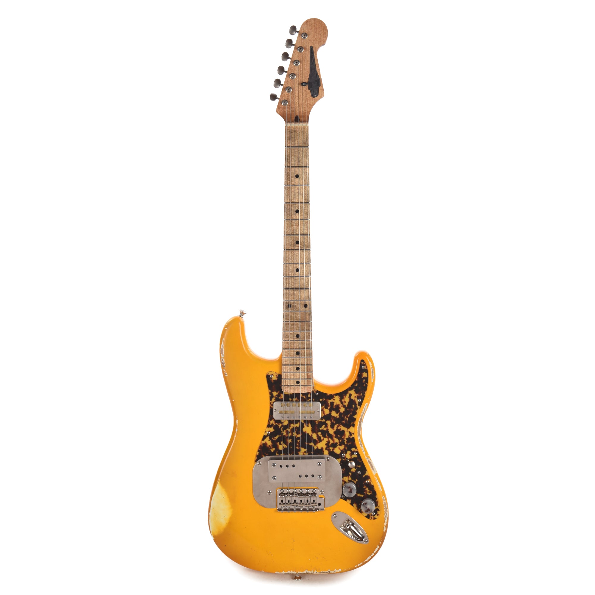 Waterslide S-Style Coodercaster Aged Nicotine Blonde w/Celluloid Pickg ...