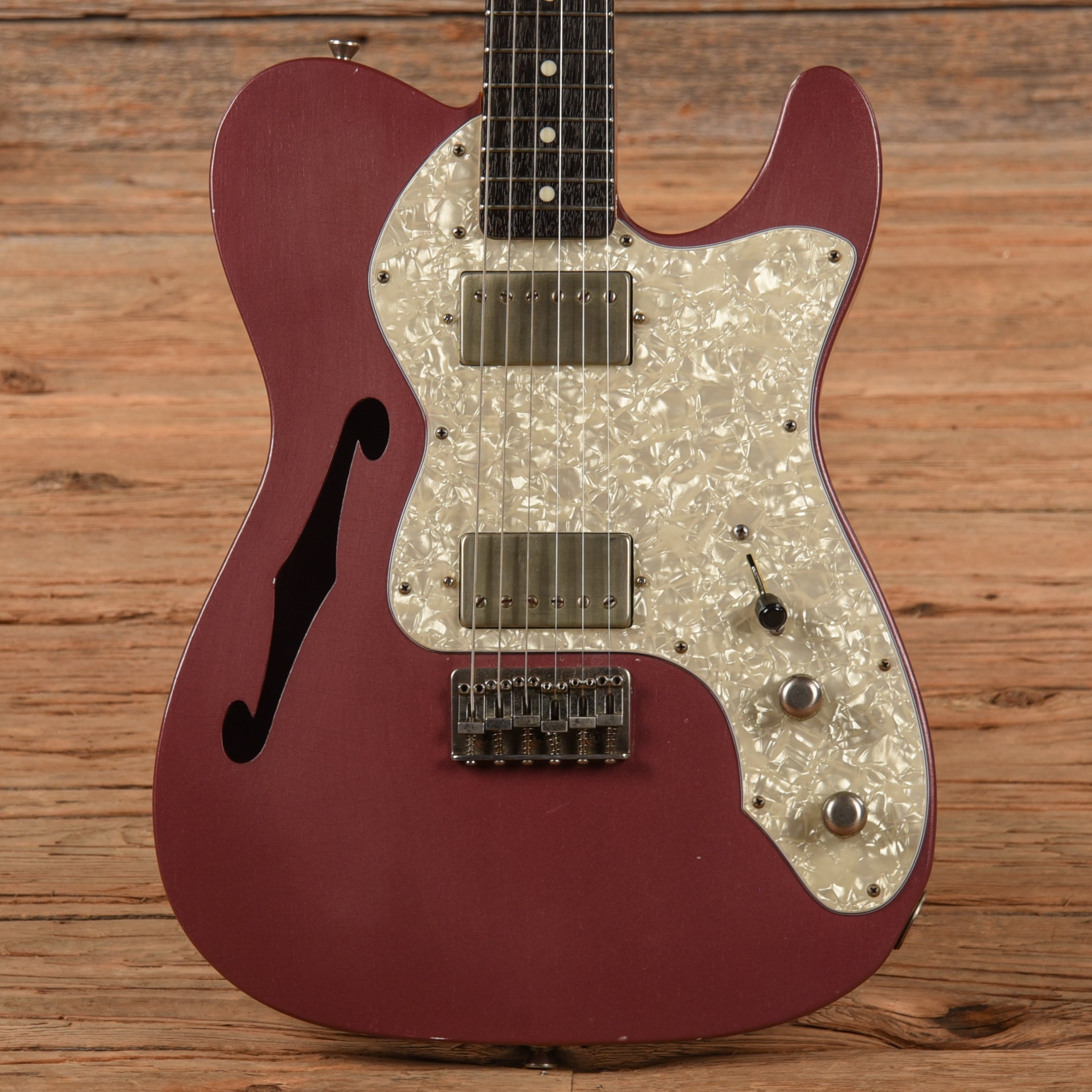 Whitfill T-Style Thinline Relic Aged Burgundy Mist 2014 – Chicago Music ...