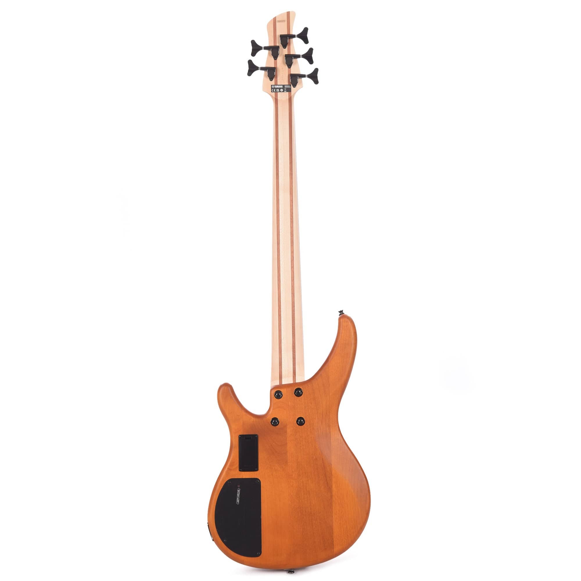 Yamaha TRBX605FM 5-String Bass Matte Amber w/Flame Maple Top – Chicago ...