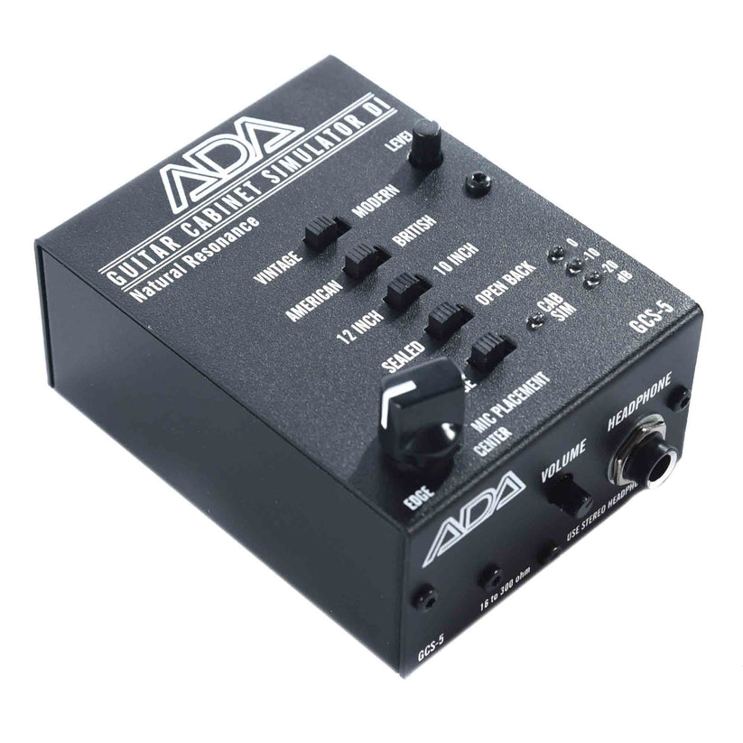 A/DA GCS-5 Guitar Cabinet Simulator & DI with Headphone and Level Cont – Chicago Music Exchange
