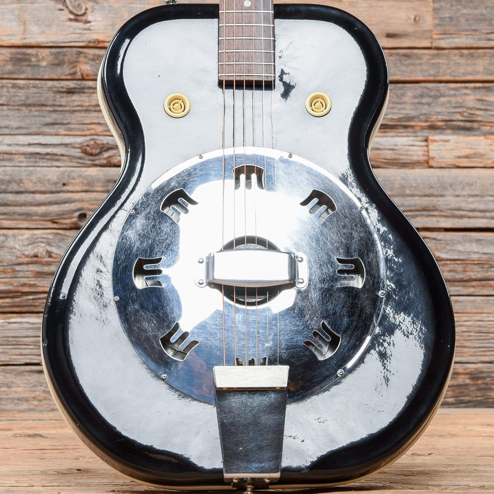 Airline Res-O-Glass Resonator Black 1960s – Chicago Music Exchange