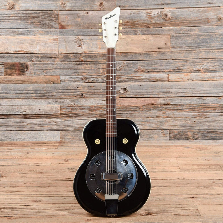 Airline Res-O-Glass Resonator Black 1960s – Chicago Music Exchange