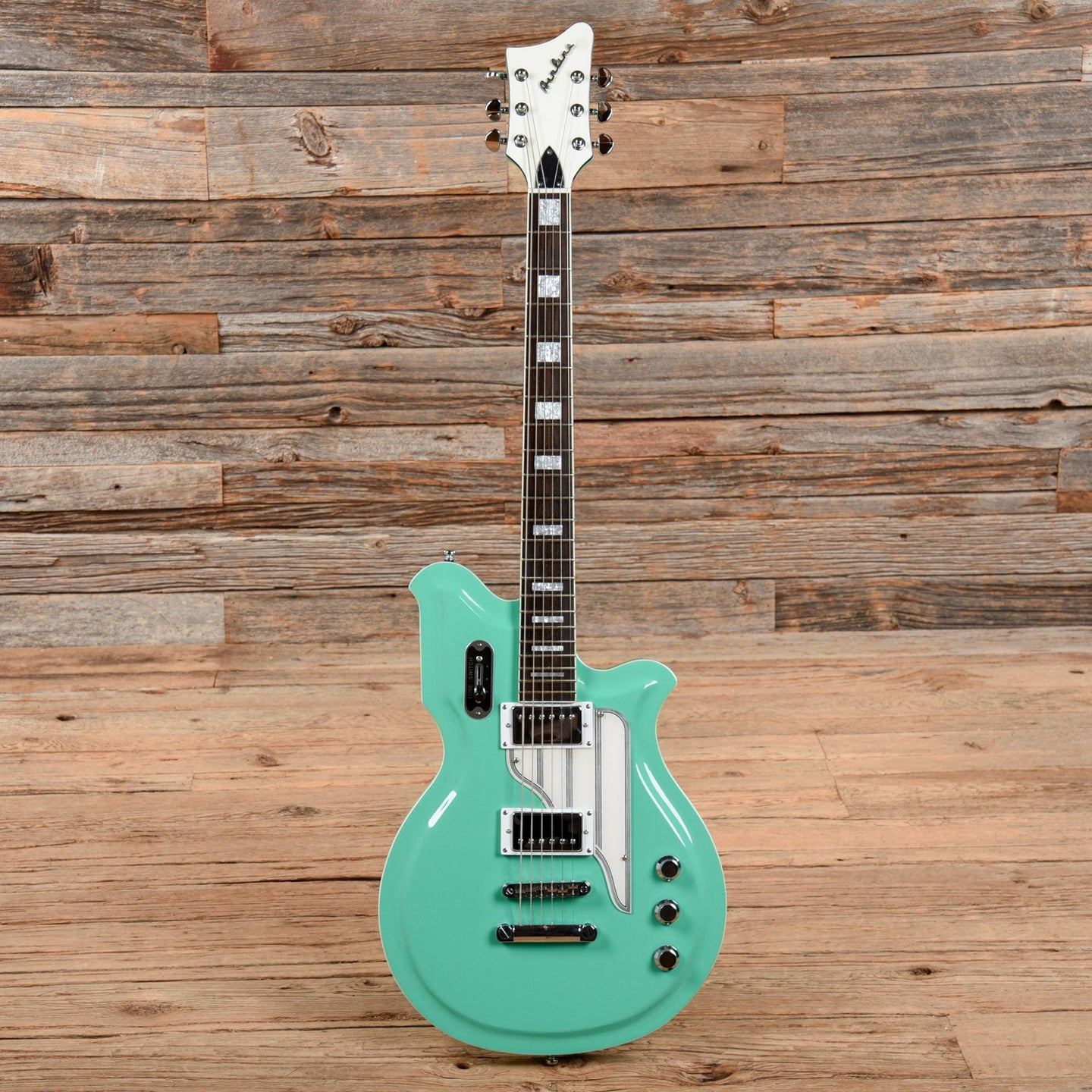 Airline Map Guitar Baritone 2018 – Chicago Music Exchange