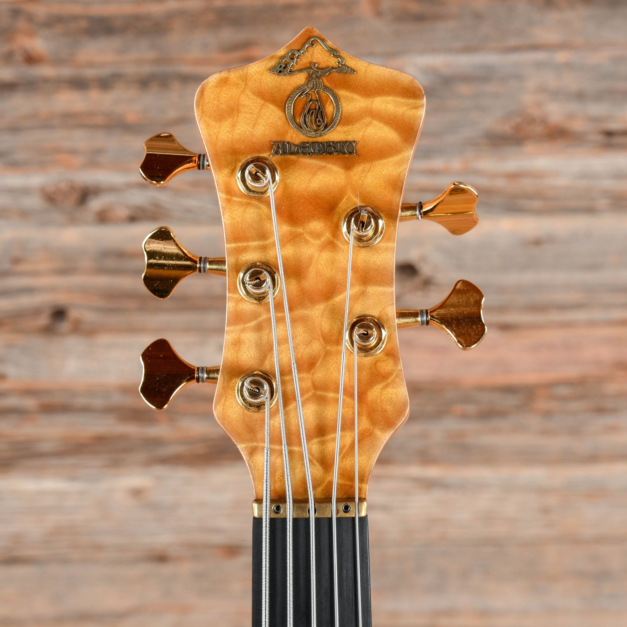 Alembic Mark King Deluxe V Natural 2004 – Chicago Music Exchange