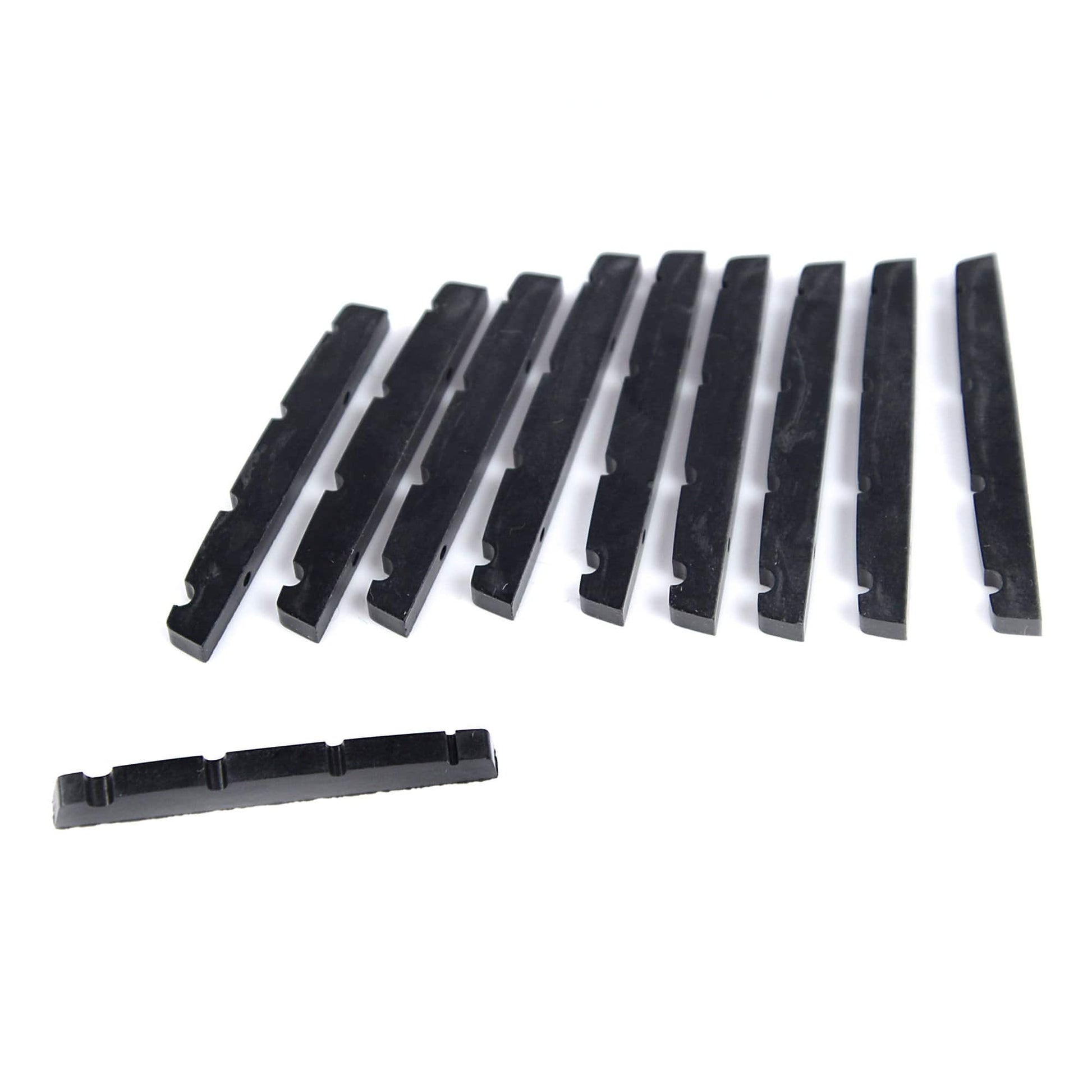 Allparts Plastic Bass Nuts Black (10) – Chicago Music Exchange