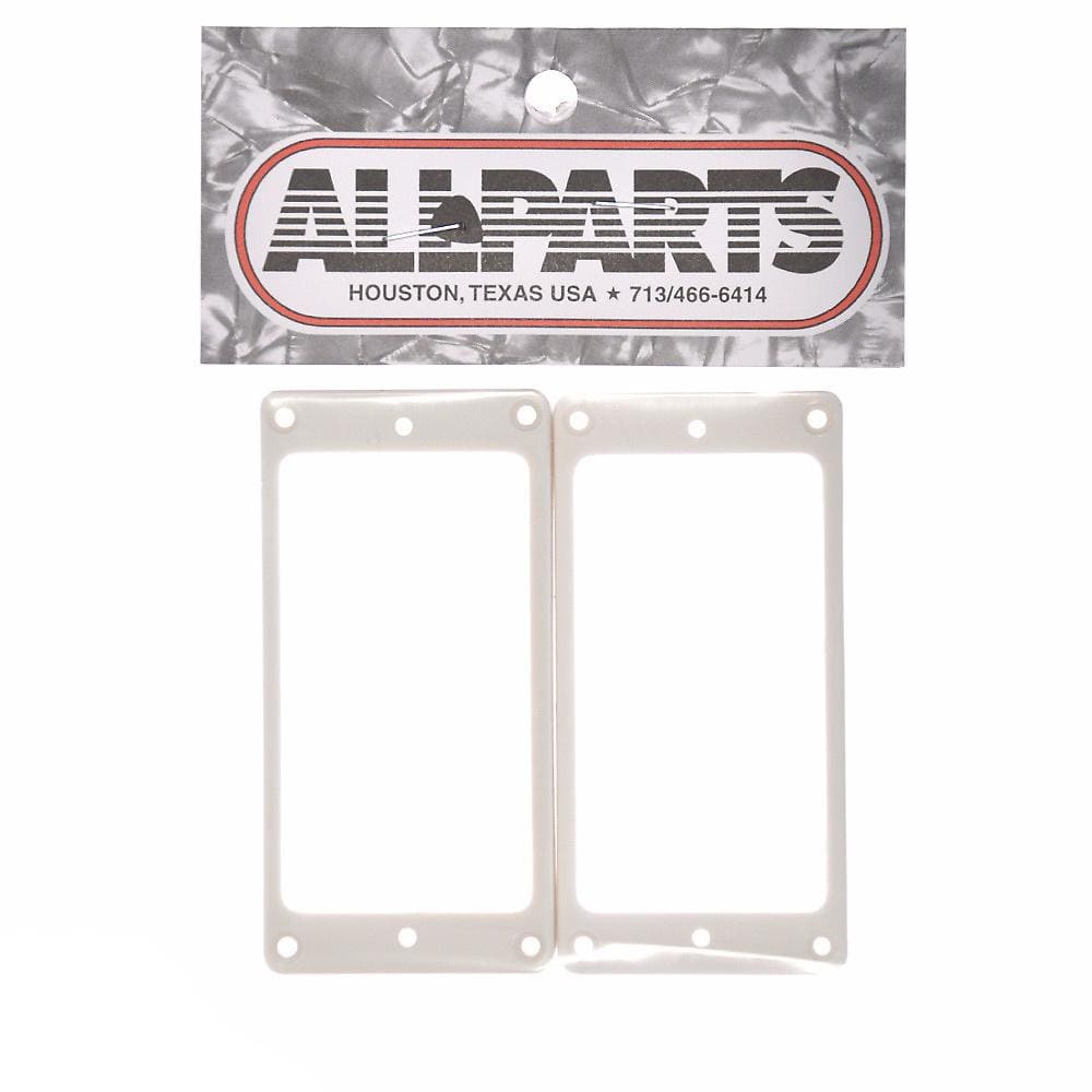 Allparts Humbucker Pickup Rings Flat Slanted - White – Chicago Music ...