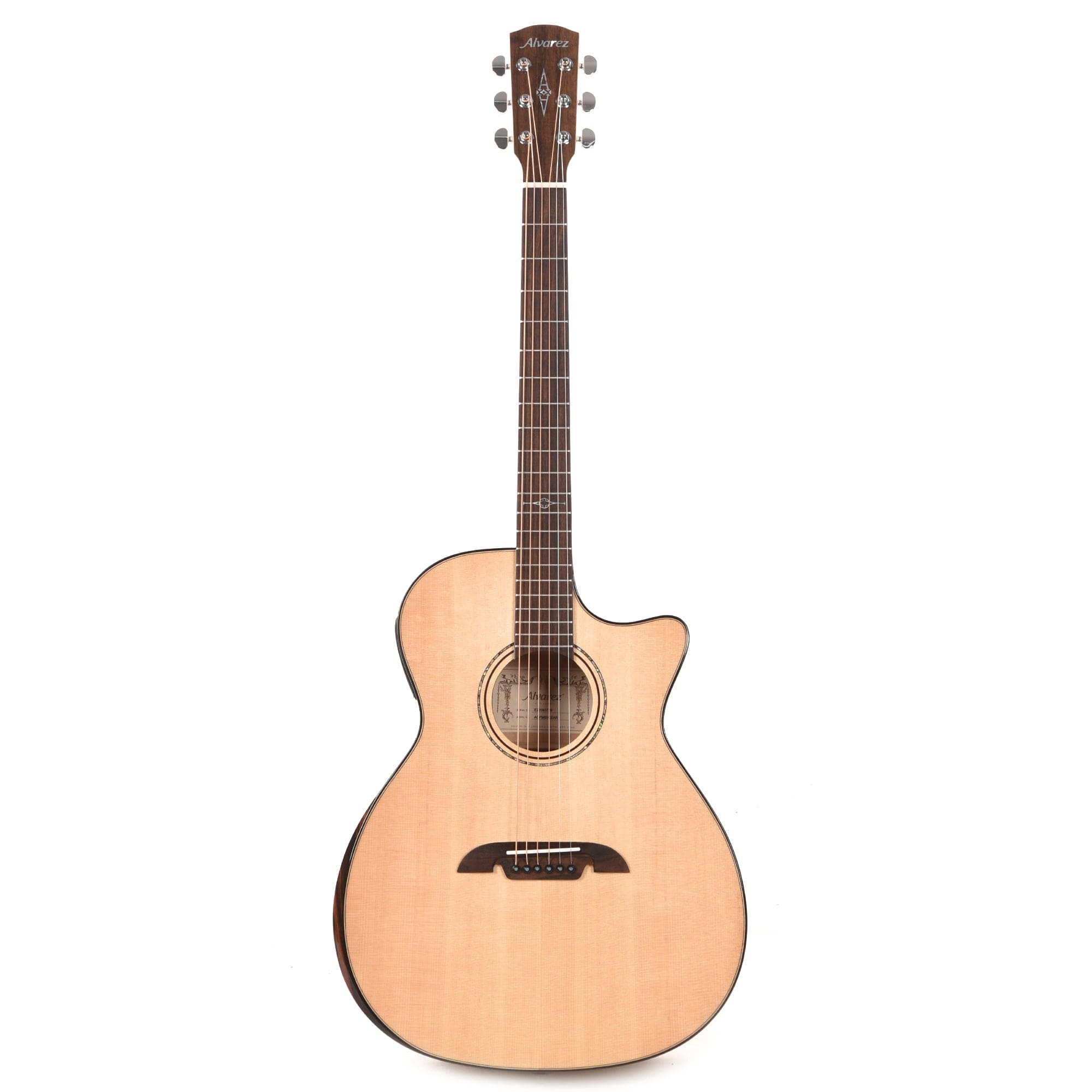 Alvarez AGFM80CEAR Artist Elite Acoustic Guitar Natural Gloss – Chicago ...