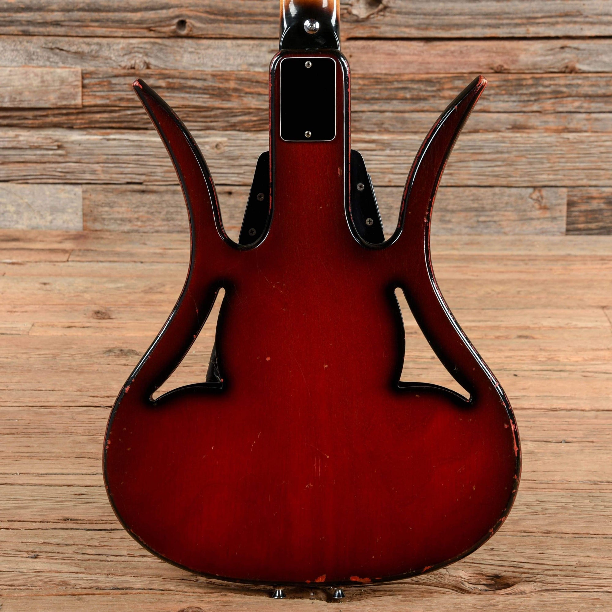 Ampeg ASB-1 Devil Bass Red Burst 1960s – Chicago Music Exchange