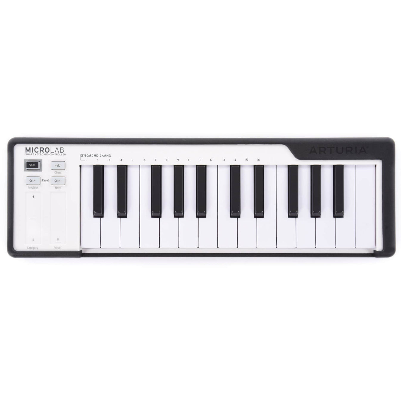 Arturia MicroLab Black Portable 25-Key USB Controller – Chicago Music ...