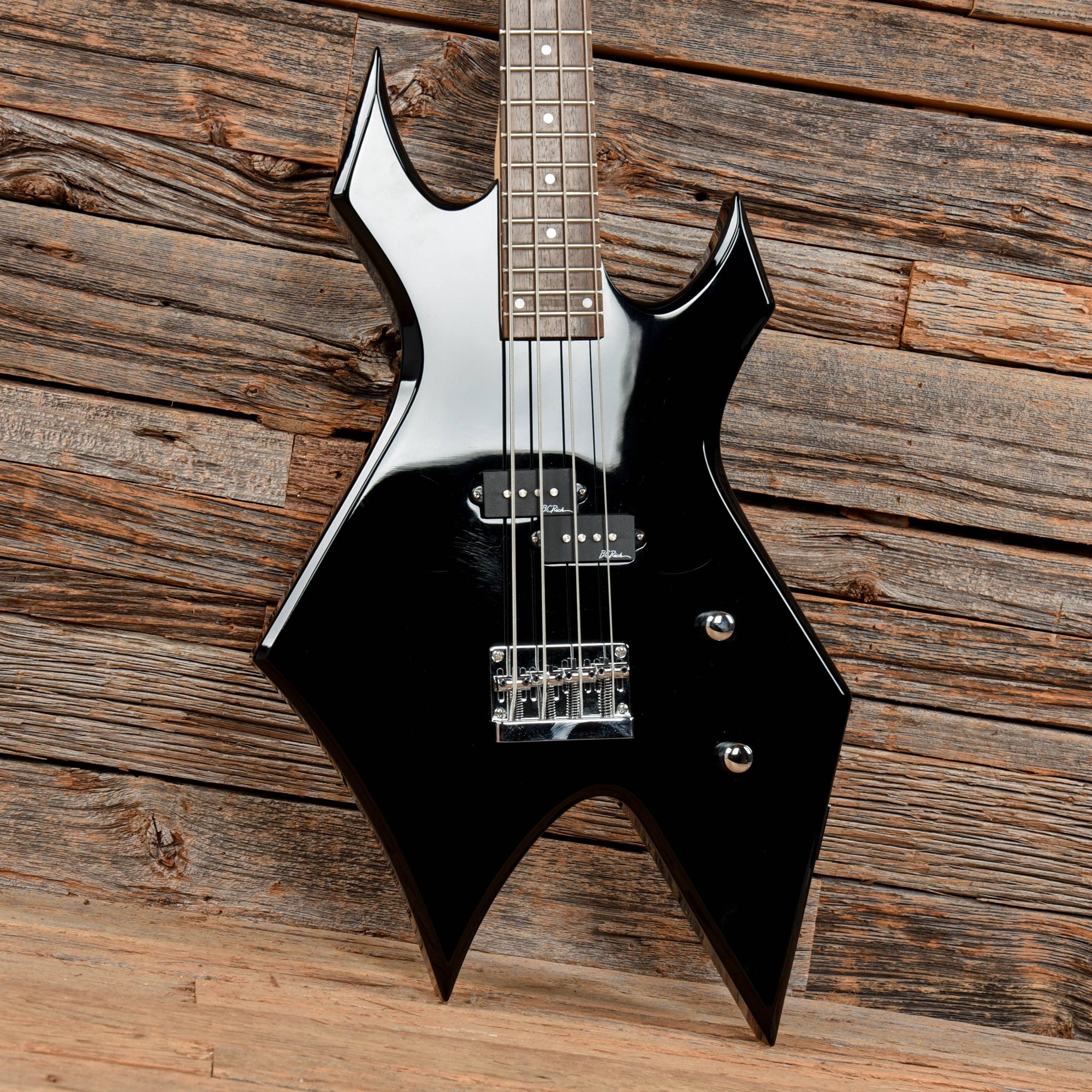 B.C. Rich Bronze Series Warlock Bass Black – Chicago Music Exchange