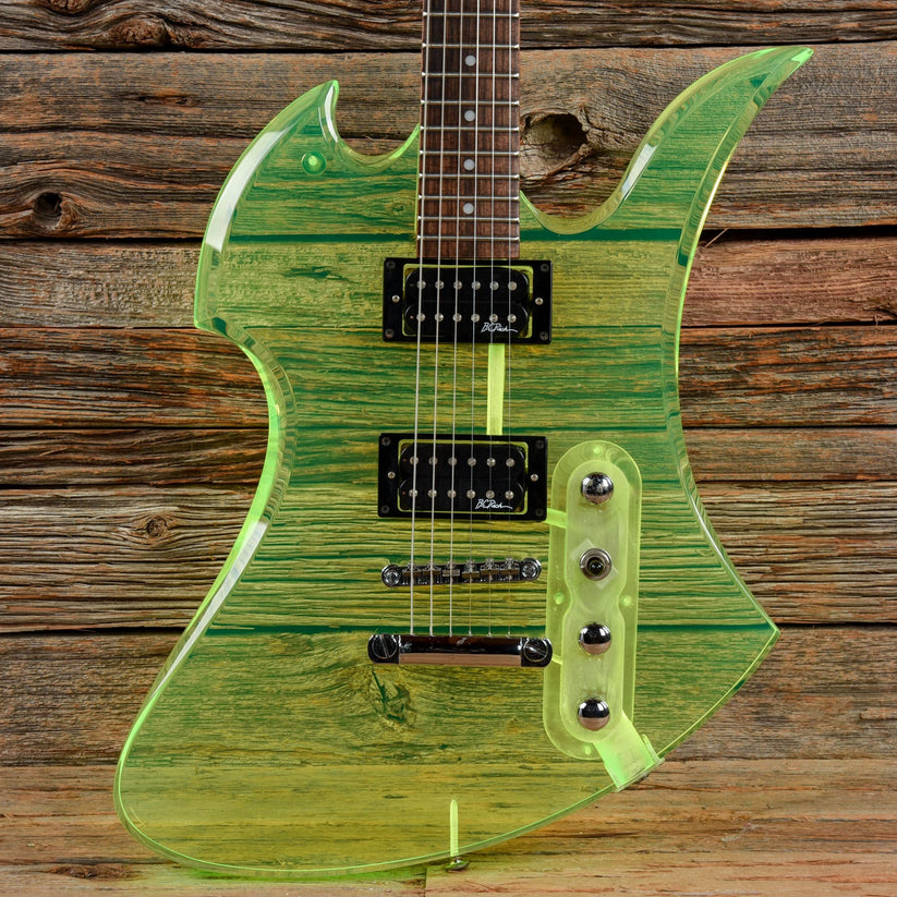 B.C. Rich Mockingbird Lucite Lucite Green – Chicago Music Exchange