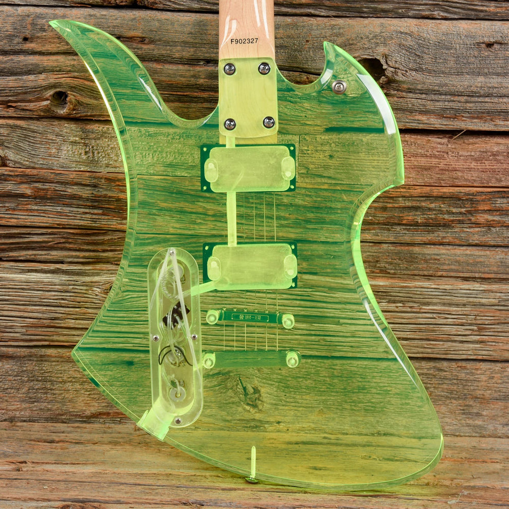 B.C. Rich Mockingbird Lucite Lucite Green – Chicago Music Exchange