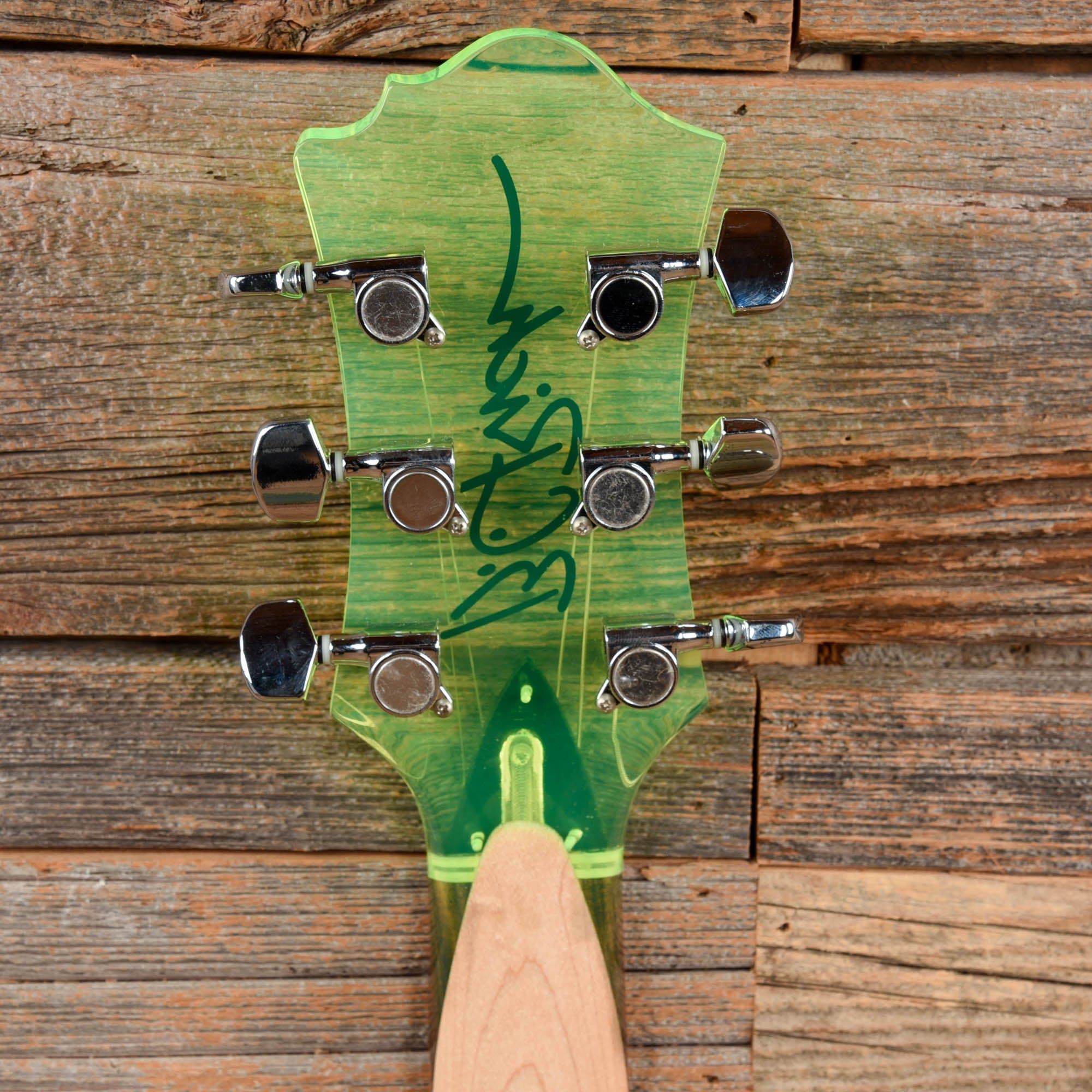 B.C. Rich Mockingbird Lucite Lucite Green – Chicago Music Exchange
