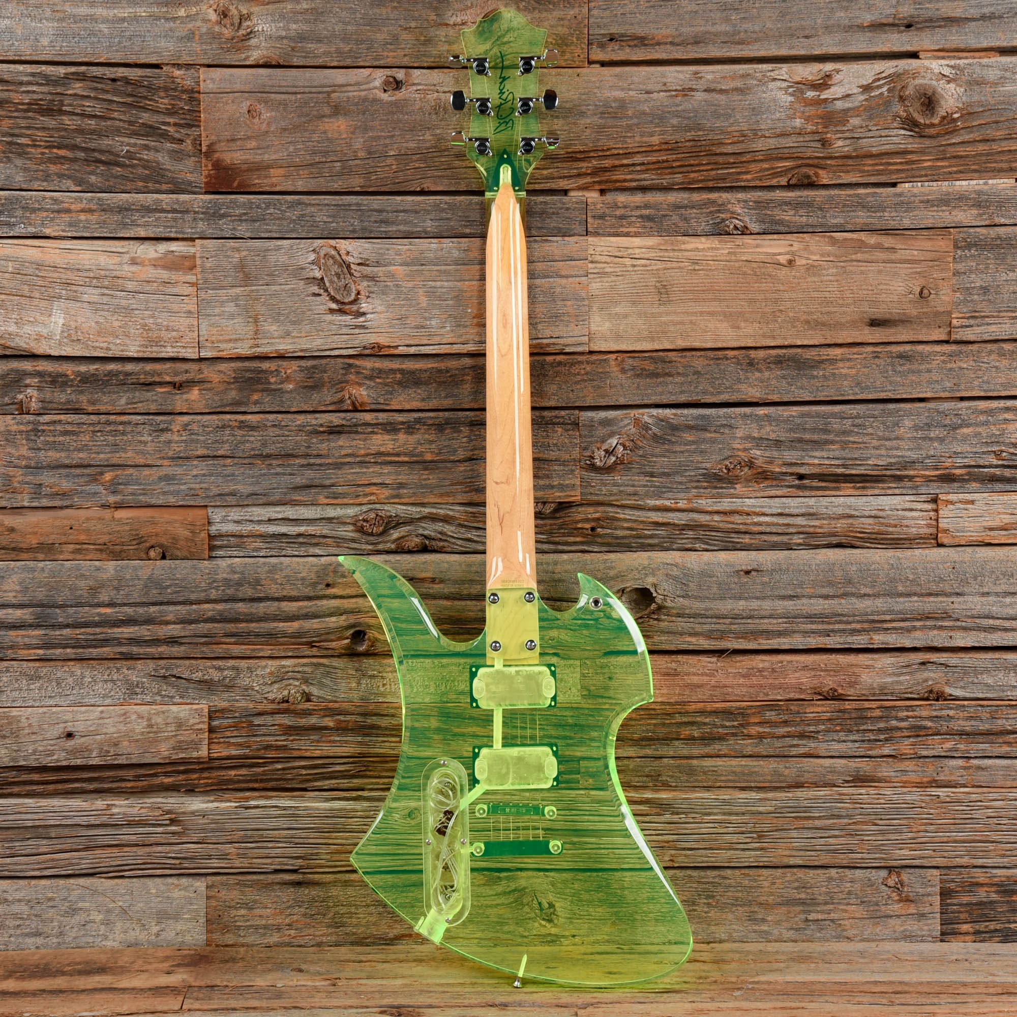 B.C. Rich Mockingbird Lucite Translucent Green – Chicago Music Exchange