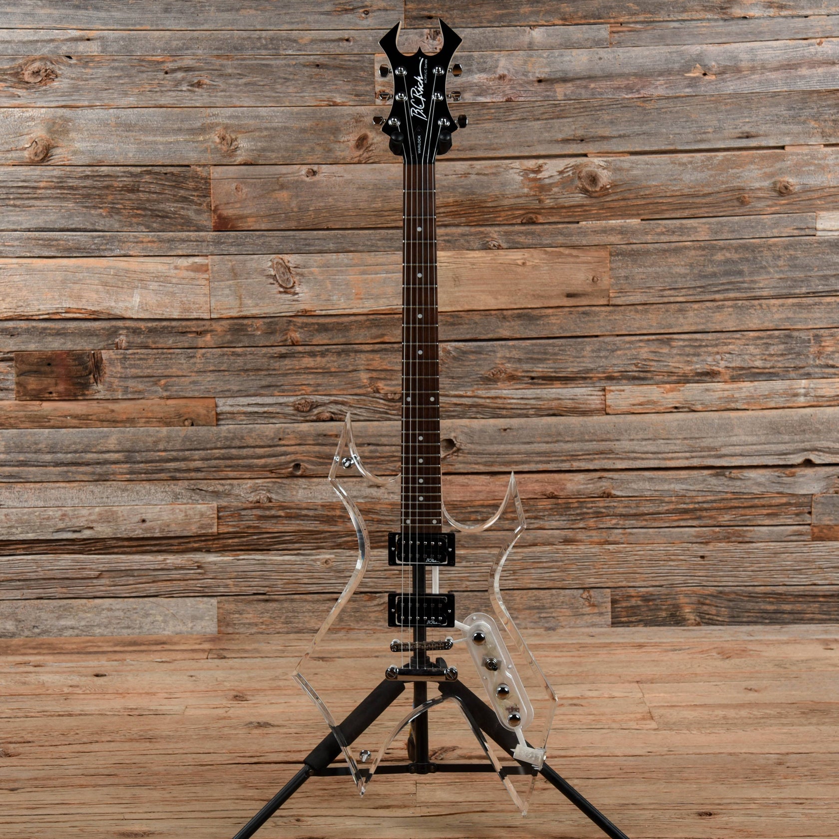 B.C. Rich Warlock Acrylic Clear – Chicago Music Exchange