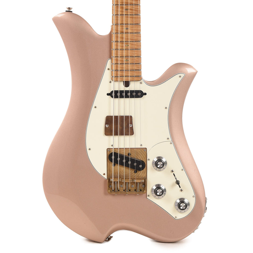 Bacci Dual-Output Baritone Pearl Rose Gold w/Figured Maple Neck ...