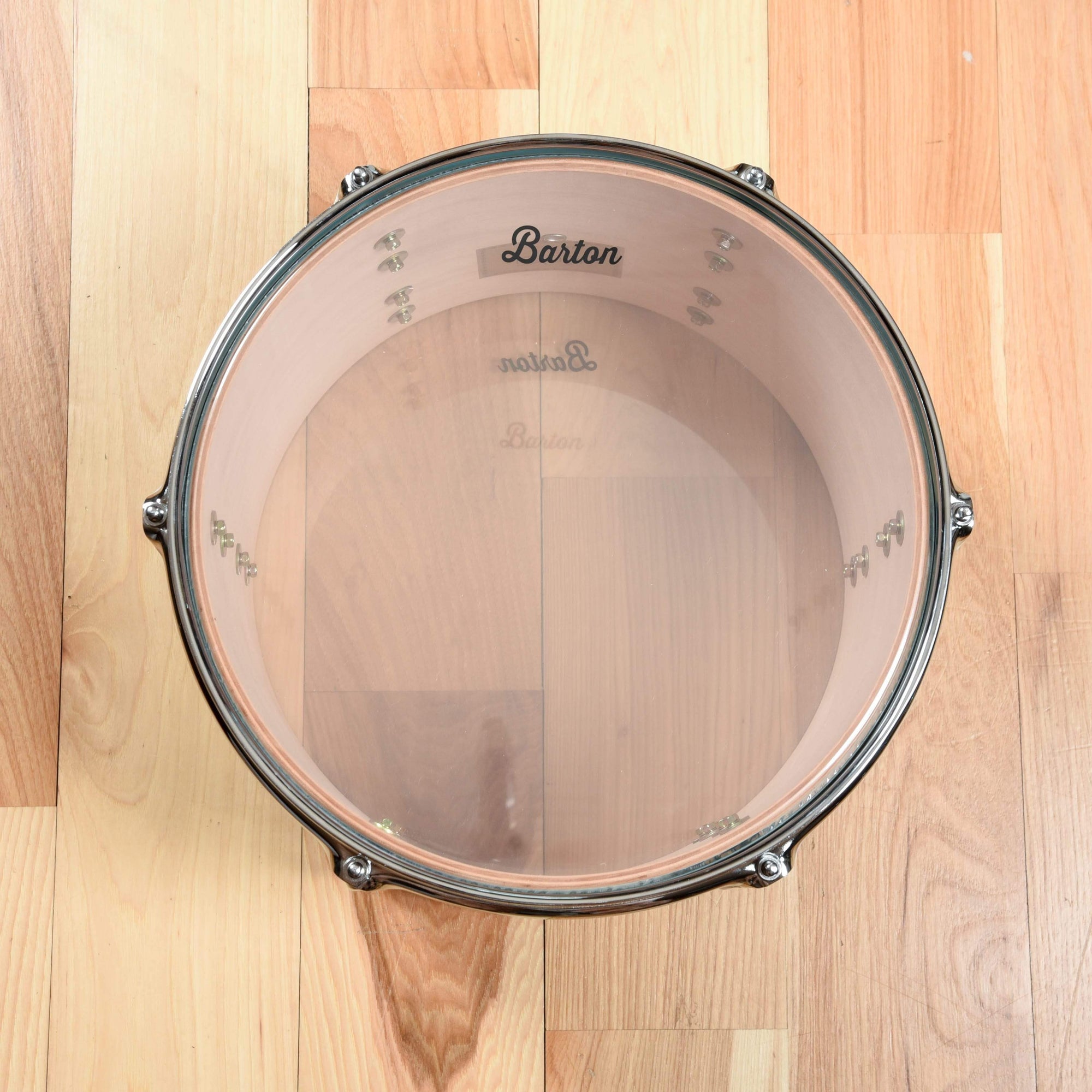 Barton Drum Co. 13/16/22 3pc. Standard Beech Drum Kit White/Blue Duco – Chicago Music Exchange