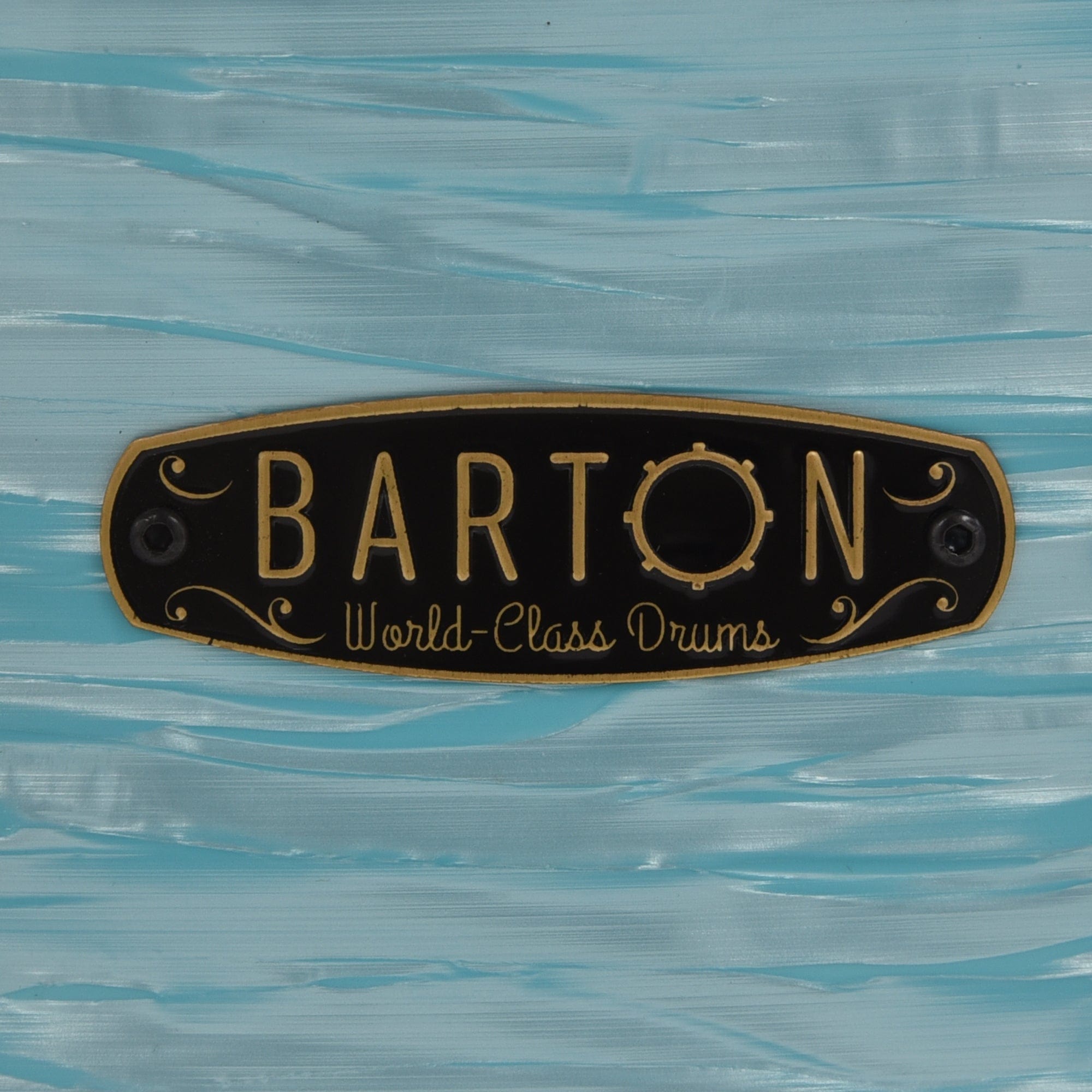 Barton Studio Custom Maple 6.5x14 Snare Drum Sky Blue Oyster – Chicago Music Exchange