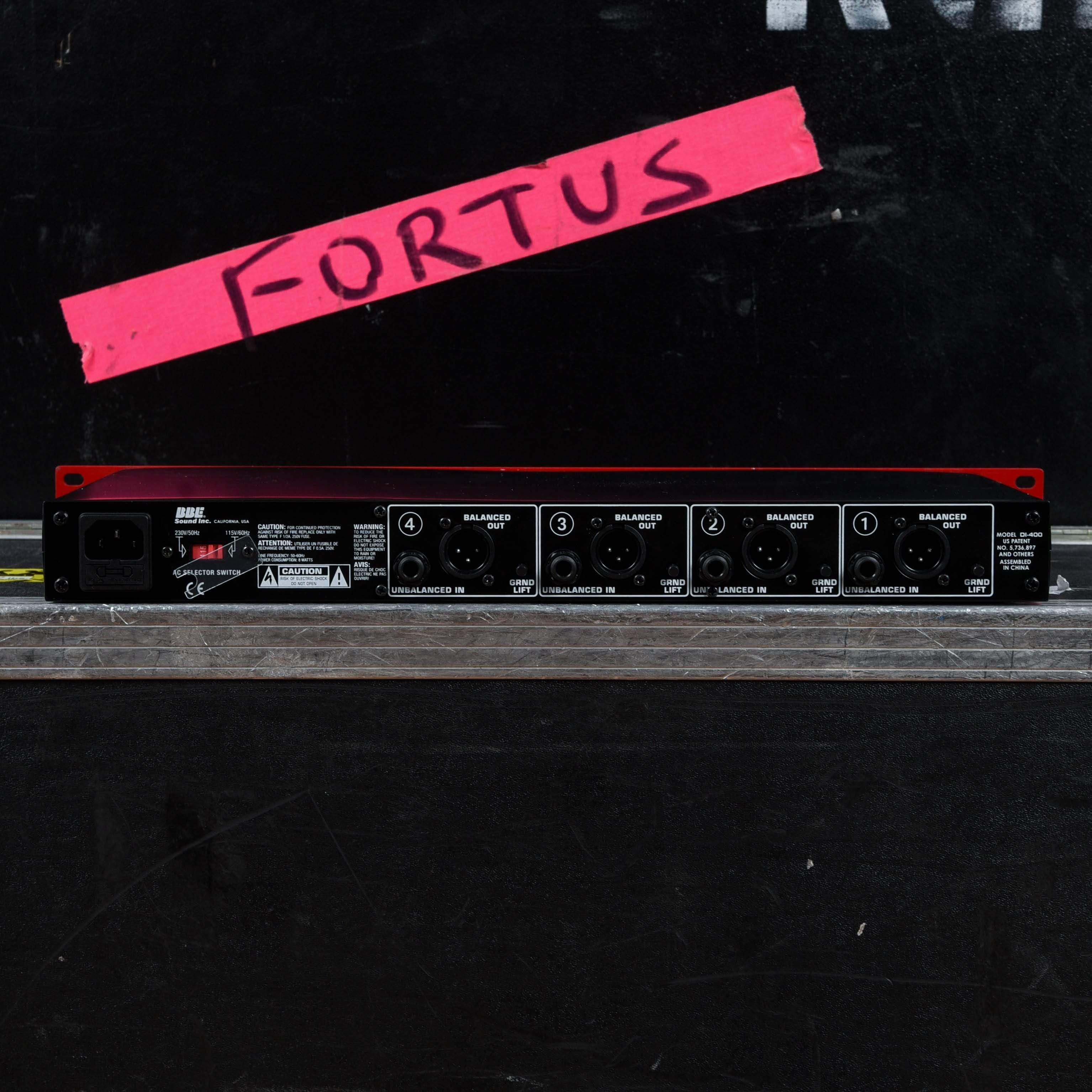 BBE DI-400 4-Channel Active DI Rack – Chicago Music Exchange