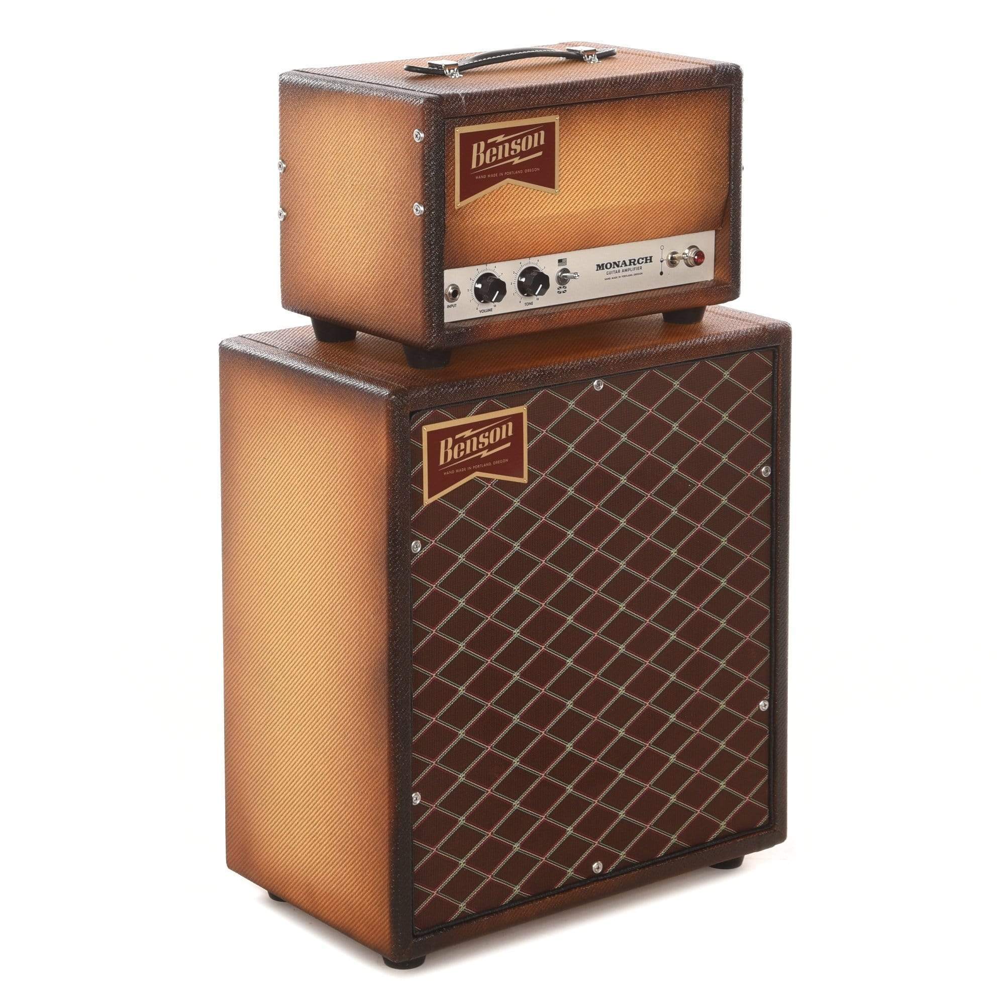Benson Amps Monarch 15W Head & 1x12 Cab Bourbon Burst – Chicago Music ...