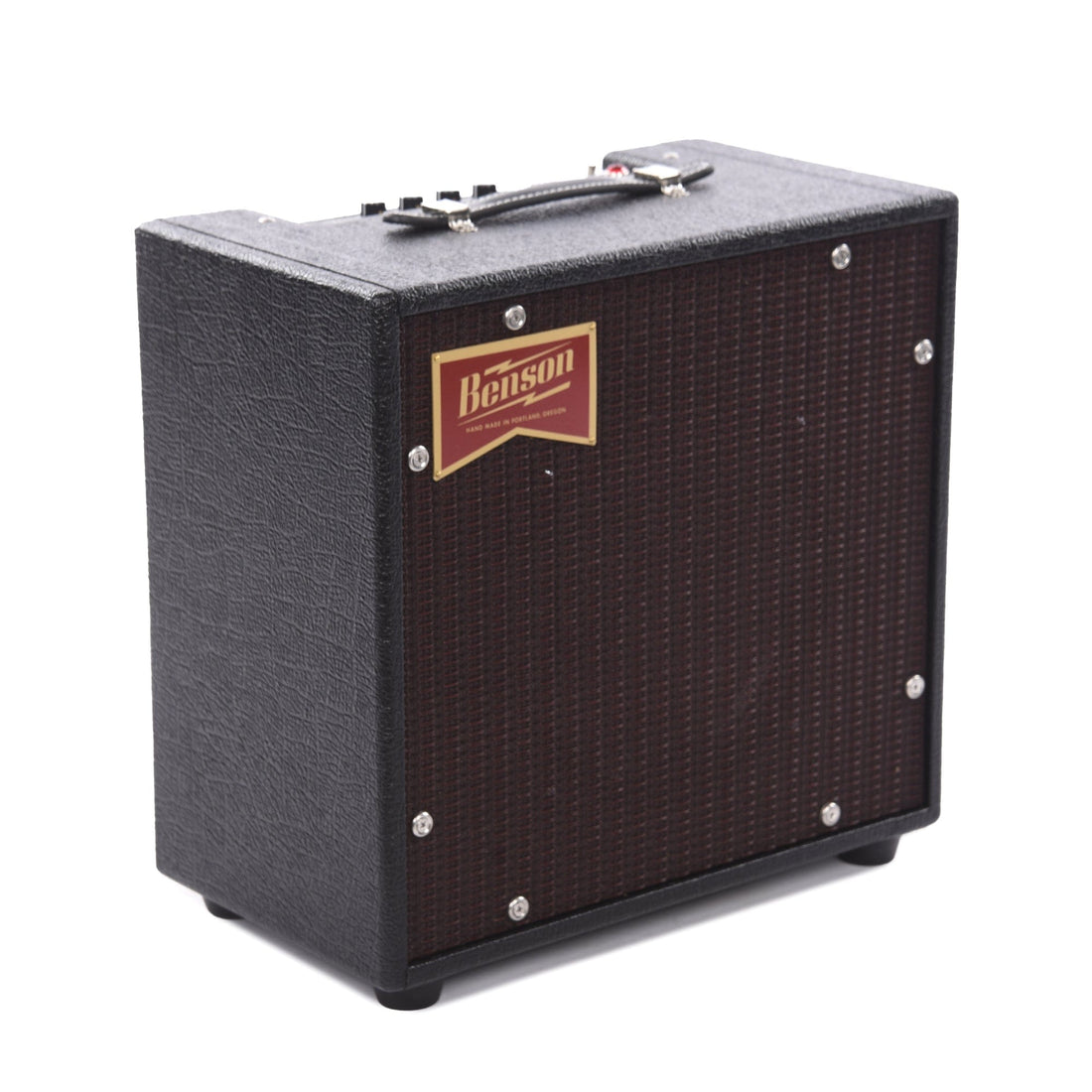 Benson Nathan Junior Reverb 5W 1x10 Combo Amp Black Tolex w/ Oxblood G ...