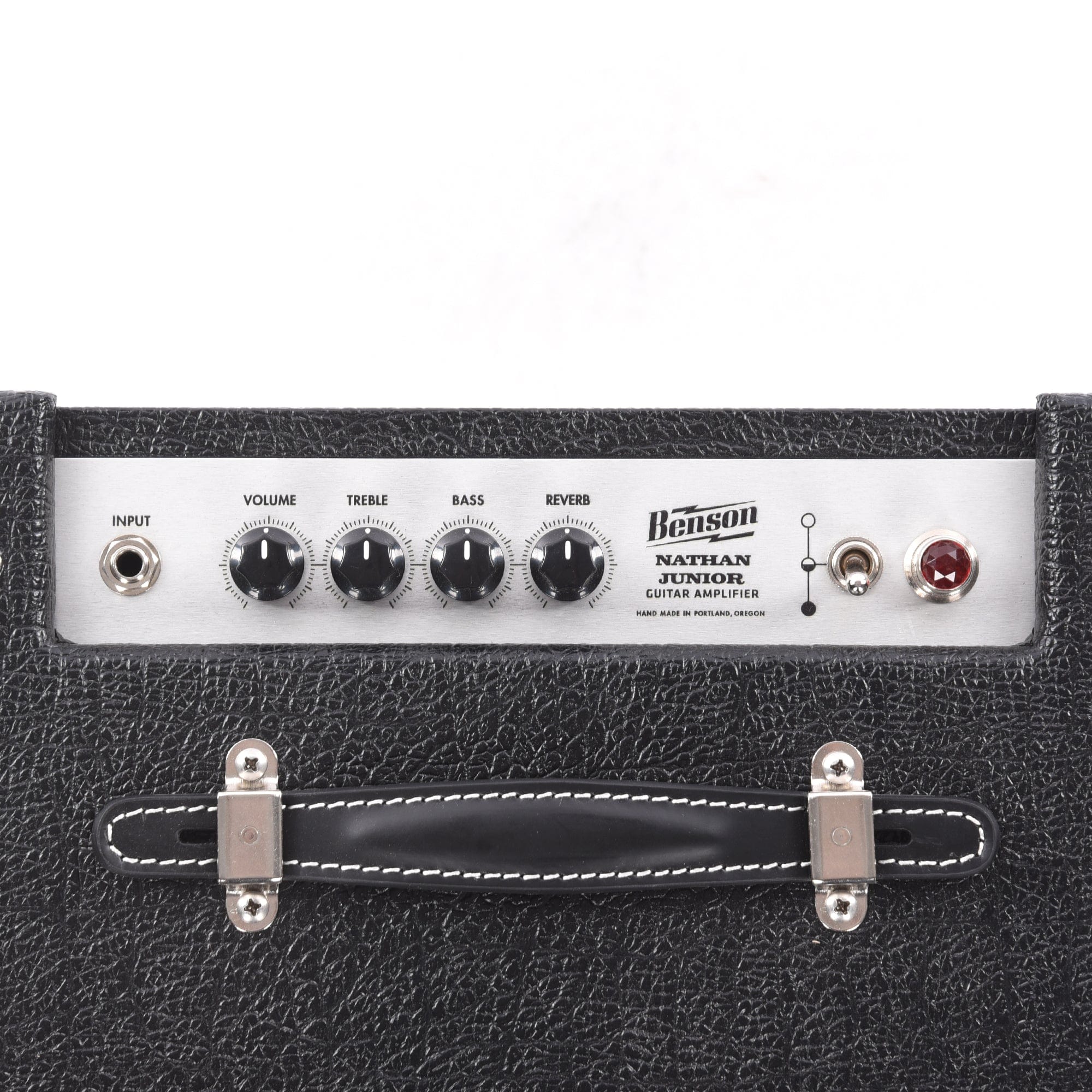 Benson Nathan Junior Reverb 5W 1x10 Combo Amp Black Tolex w/ Oxblood G ...