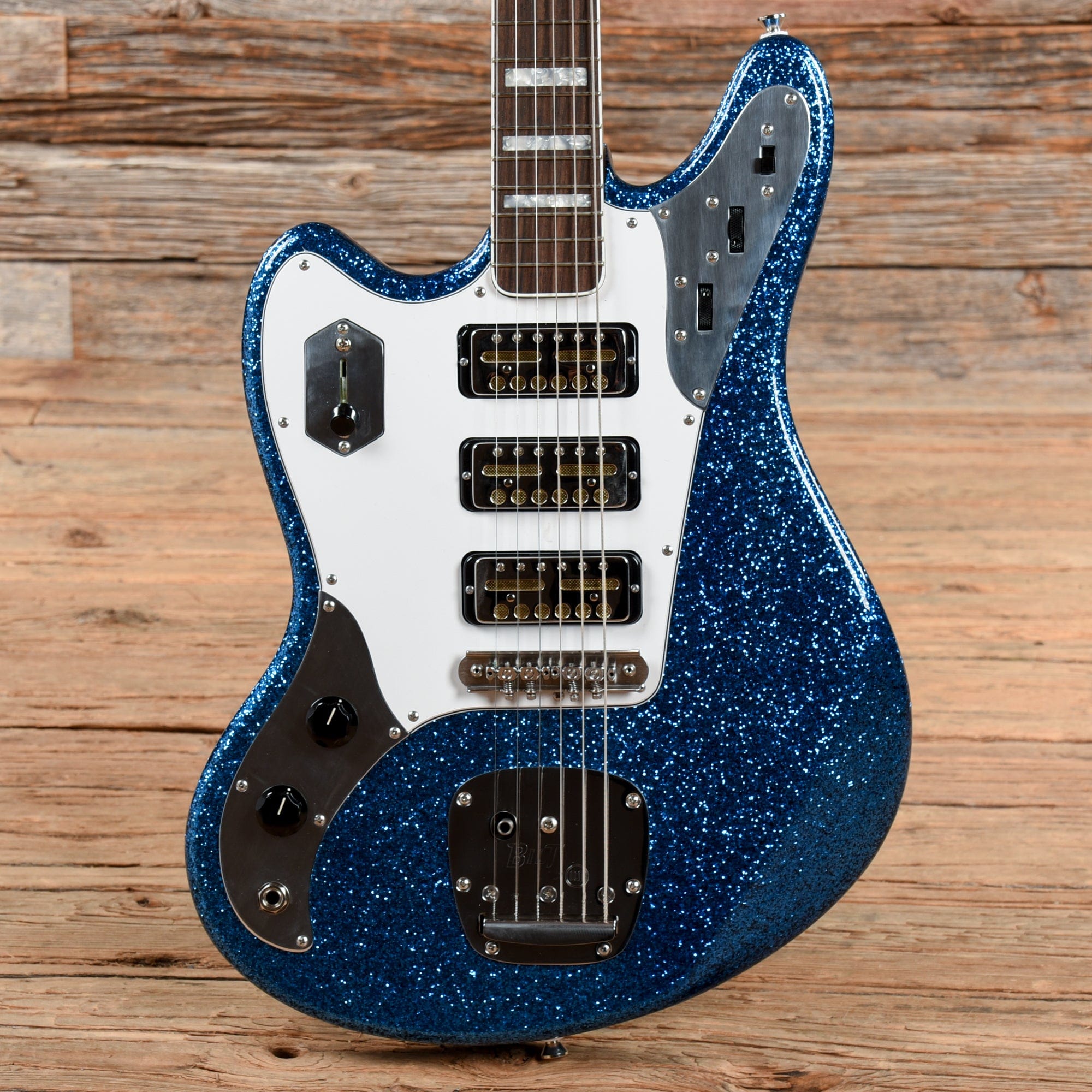 BilT Relevator Blue Sparkle LEFTY – Chicago Music Exchange