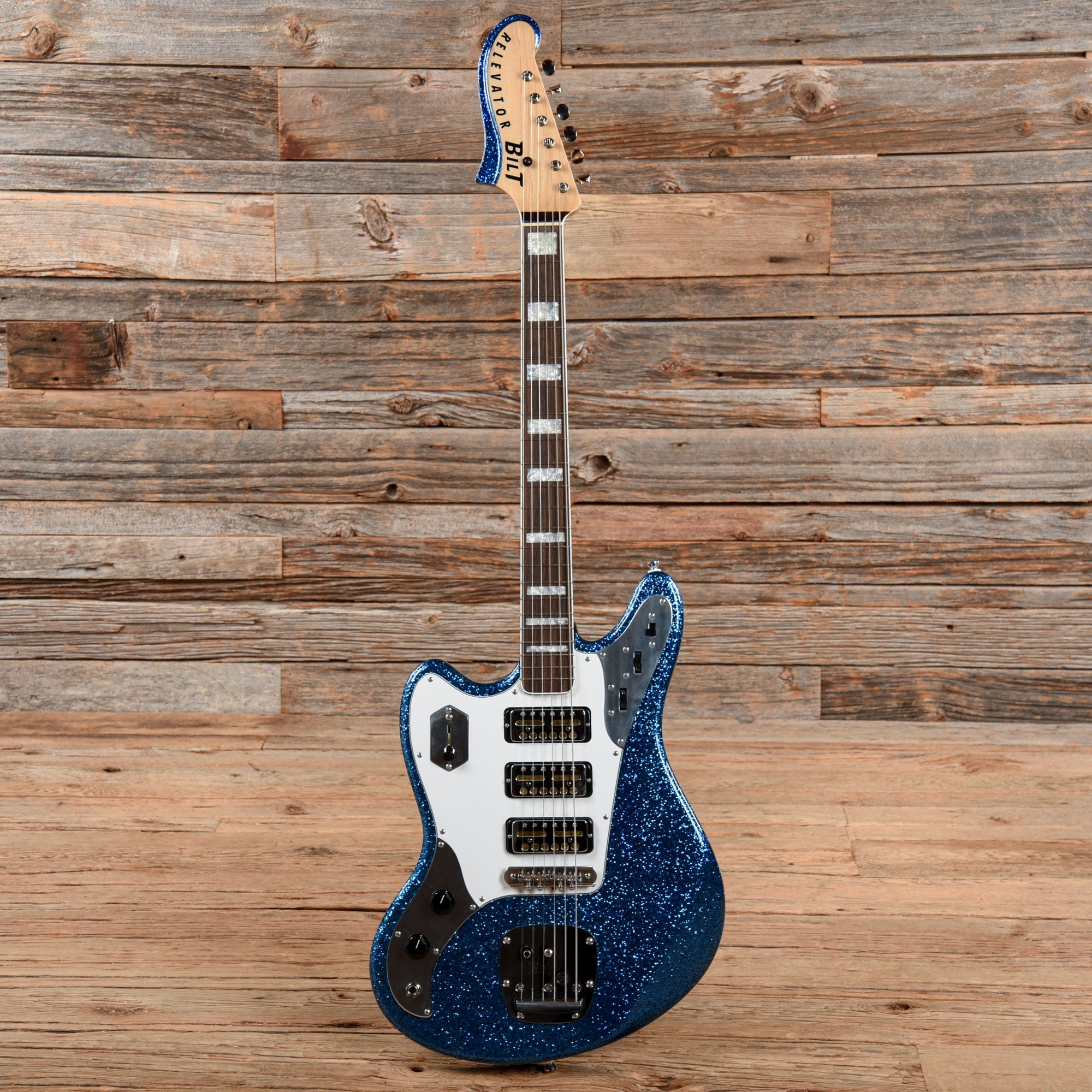 BilT Relevator Blue Sparkle LEFTY – Chicago Music Exchange