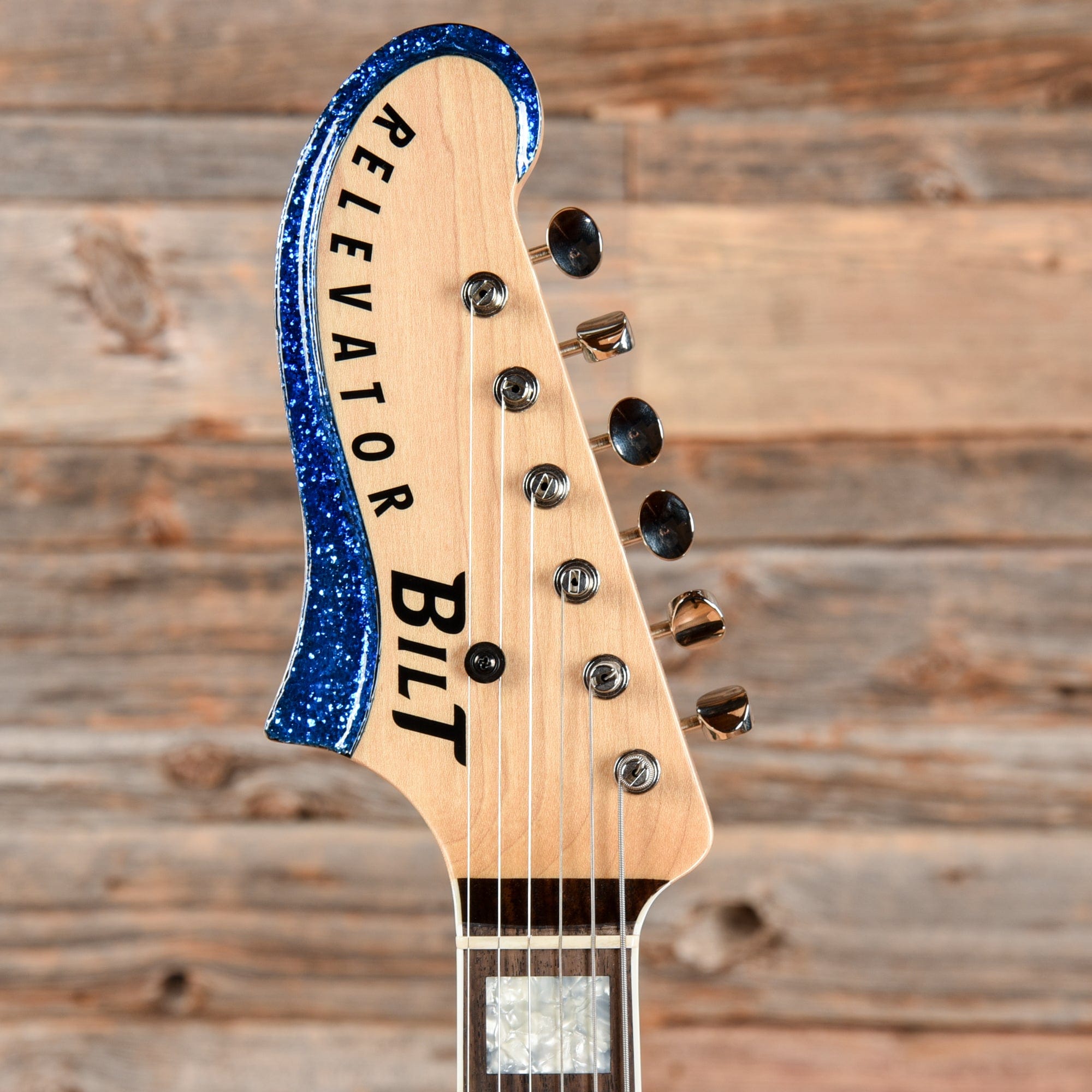 BilT Relevator Blue Sparkle LEFTY – Chicago Music Exchange