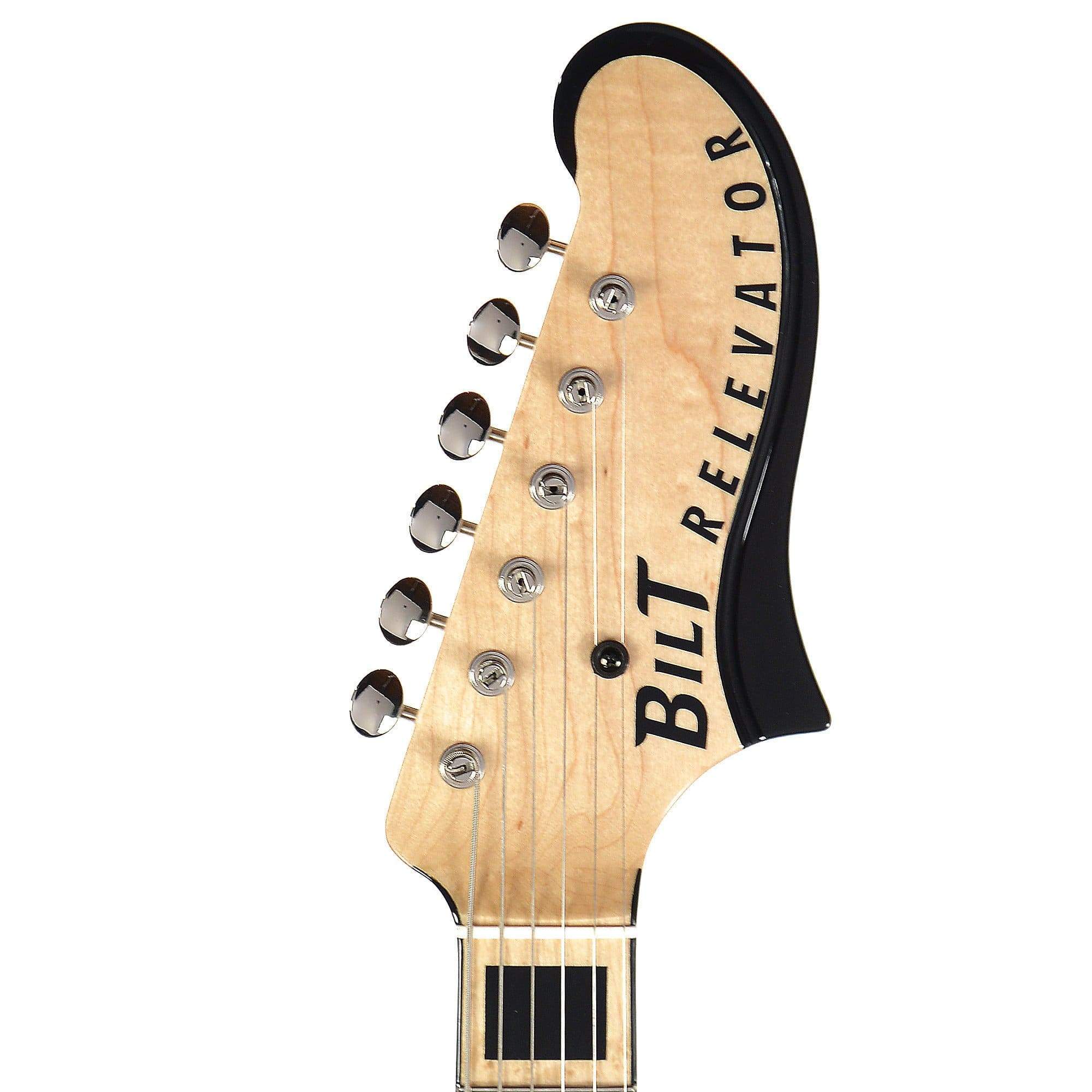 BilT Relevator LS Black w/Lollar Firebird Pickups, Block Inlays, & Mas ...