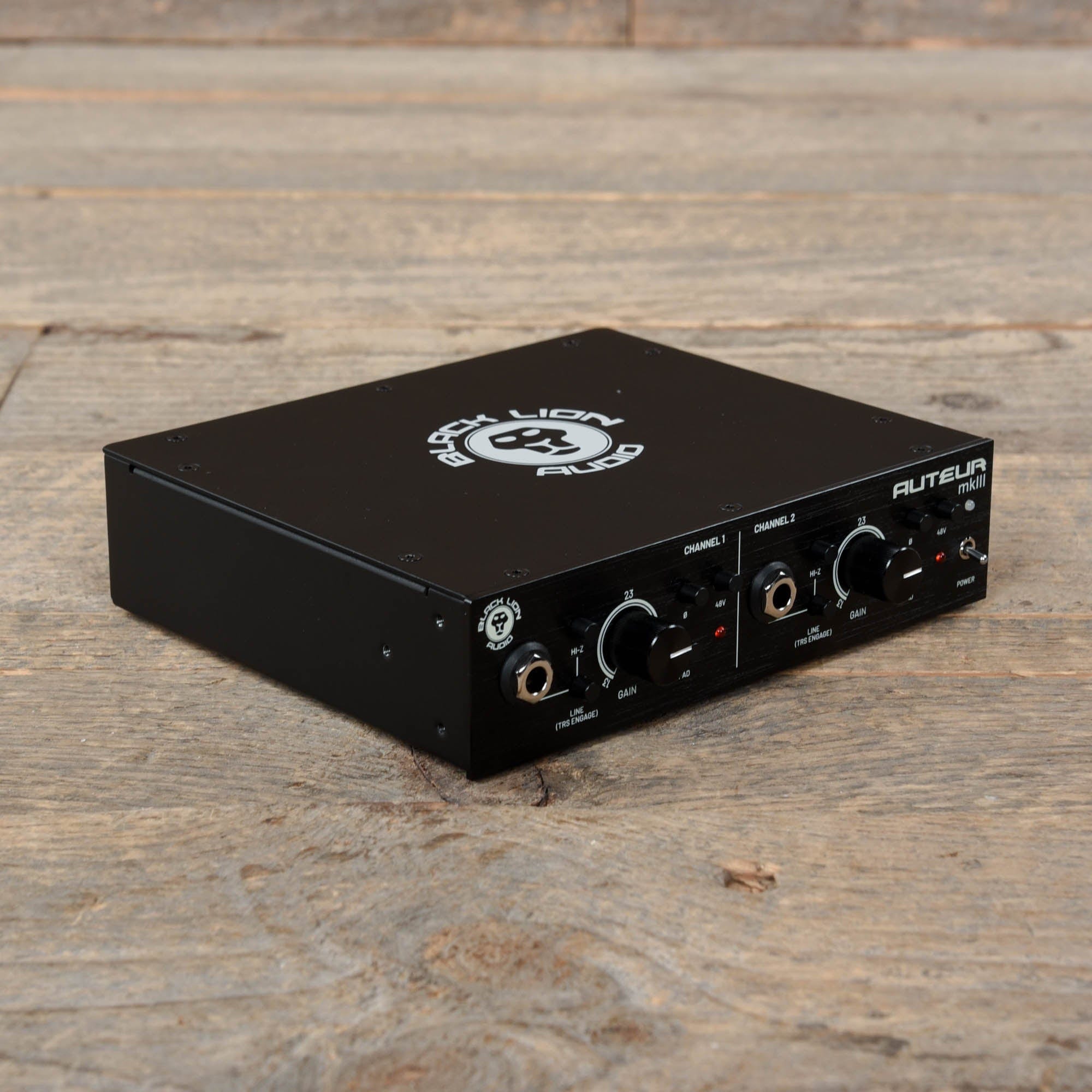 Black Lion Audio Auteur MKIII Mic Preamp/DI – Chicago Music Exchange