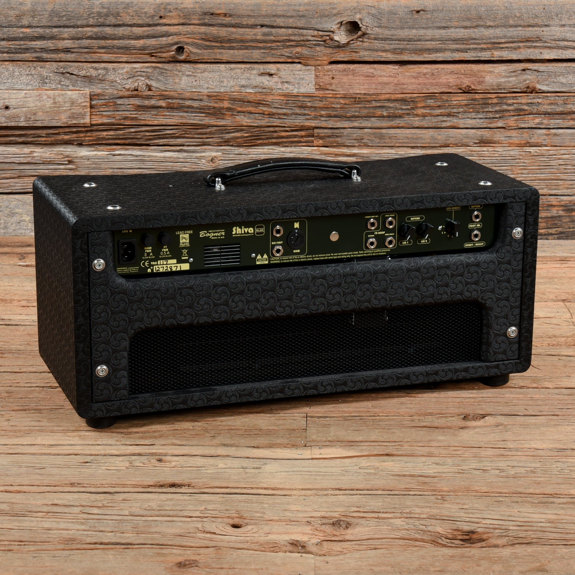 Bogner Shiva EL34 2-Channel 80-Watt Guitar Amp Head with Reverb ...